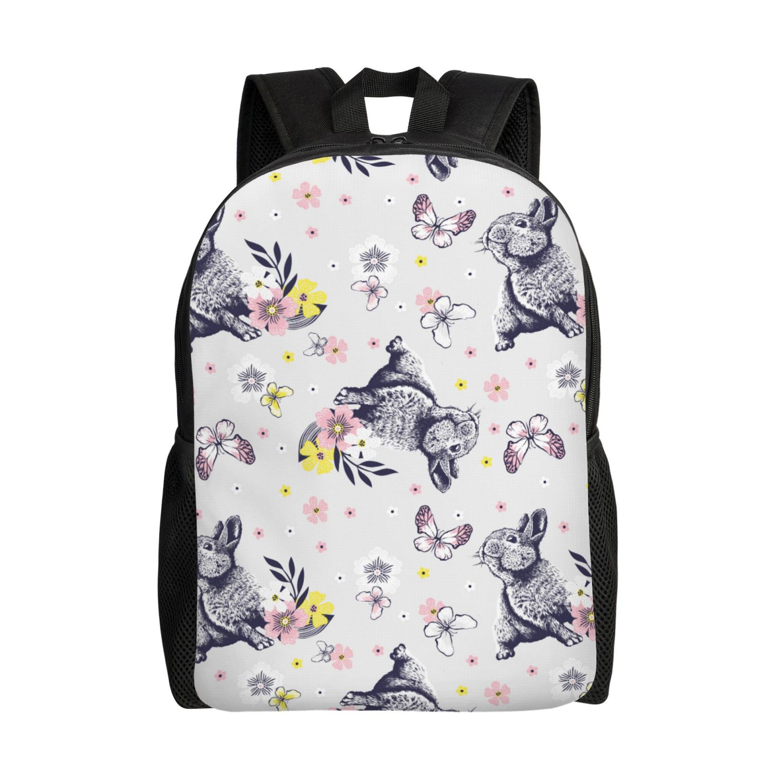 Haiem Rabbit And Butterfly Backpack - Stylish and Durable 15-inch ...