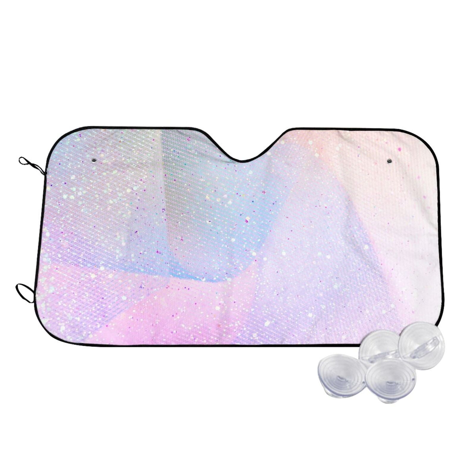 Haiem Rainbow Car Windshield Sun Shade - Blocks UV Rays Sun Visor ...