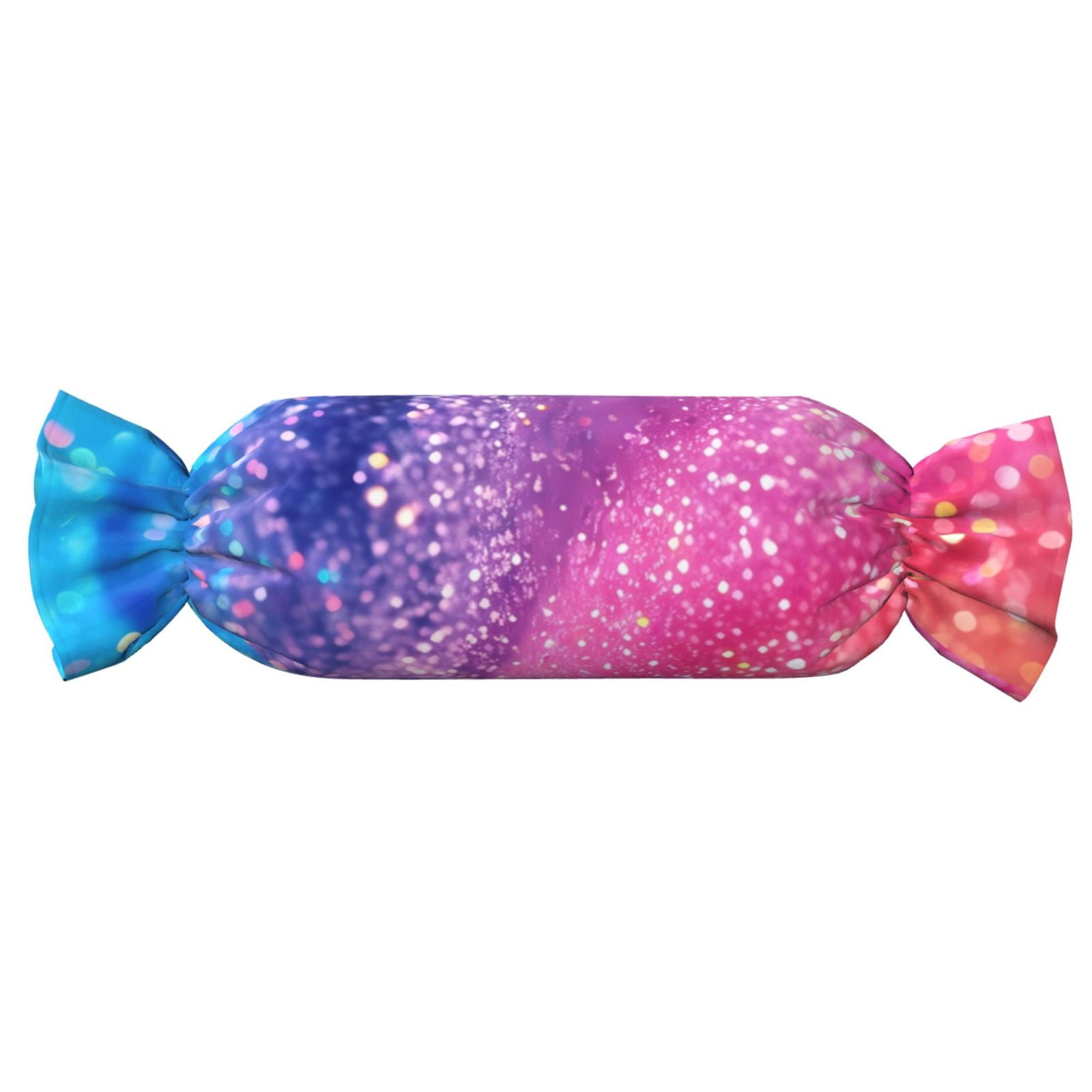 Haiem Rainbow Glitter Cute for Round Cervical Roll Cylinder Bolster ...