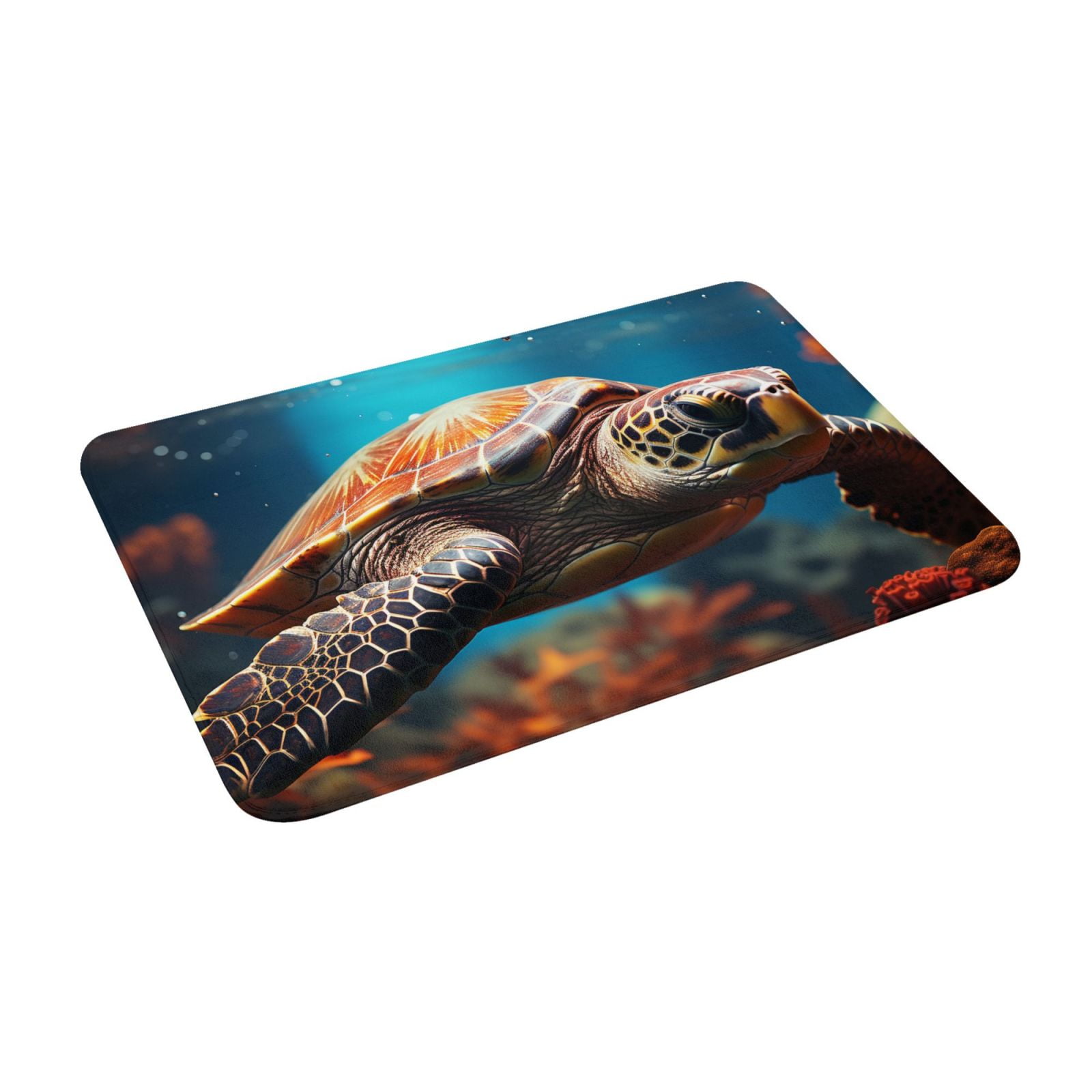 Haiem Realistic Turtle Front Door Mat Indoor Outdoor Entrance ...