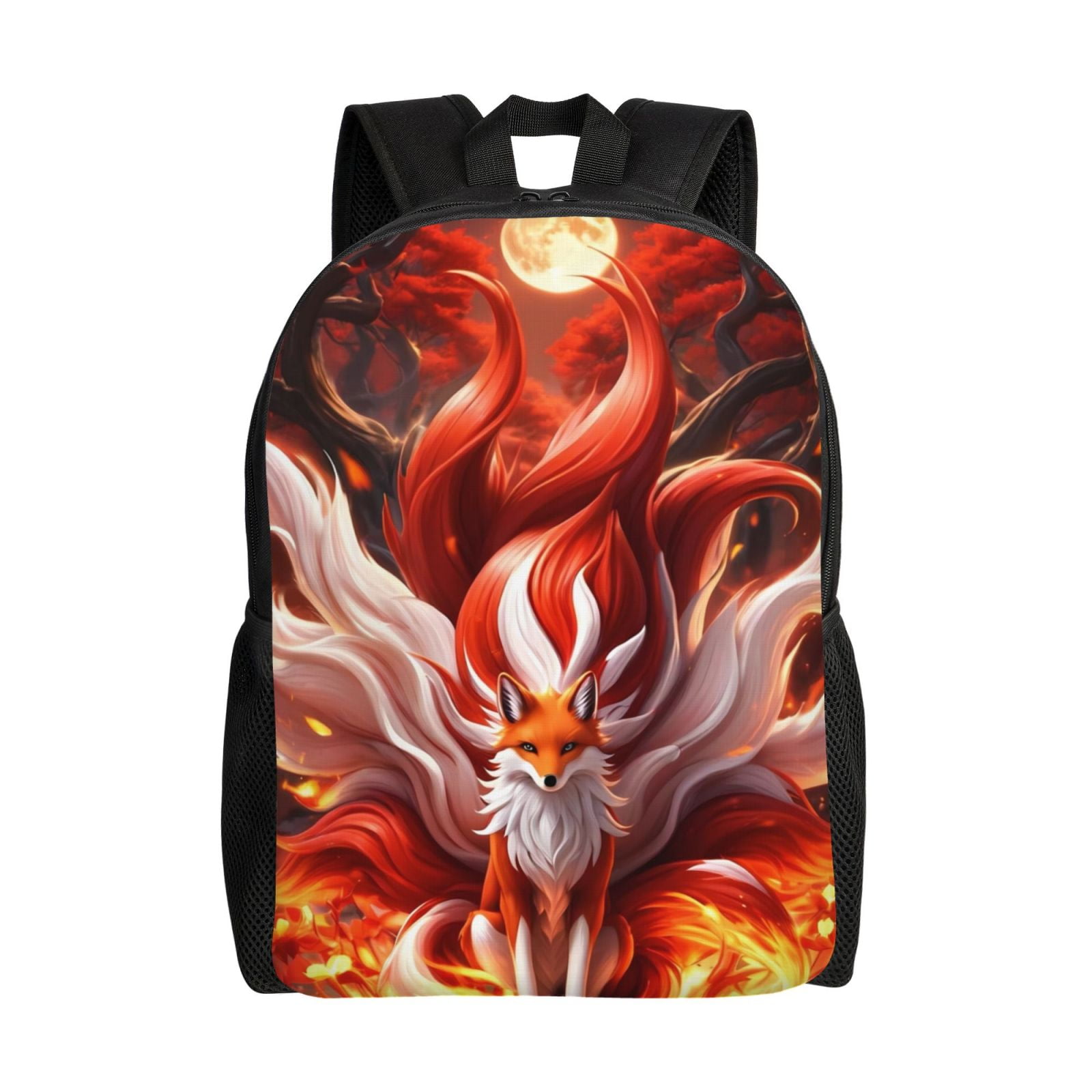 Haiem Red Leaf Flame Fox Backpack - Stylish and Durable 15-inch Laptop ...
