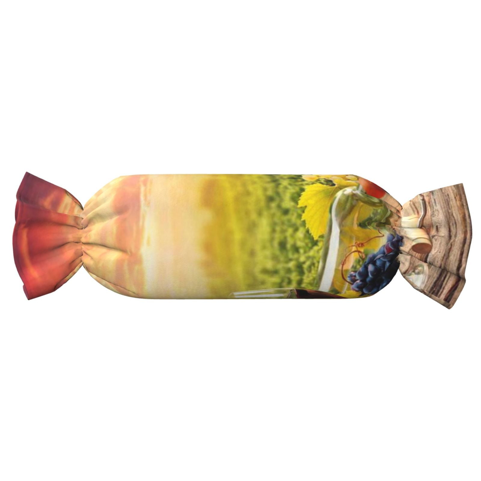 Haiem Red Wine Glasses for Round Cervical Roll Cylinder Bolster Pillow ...