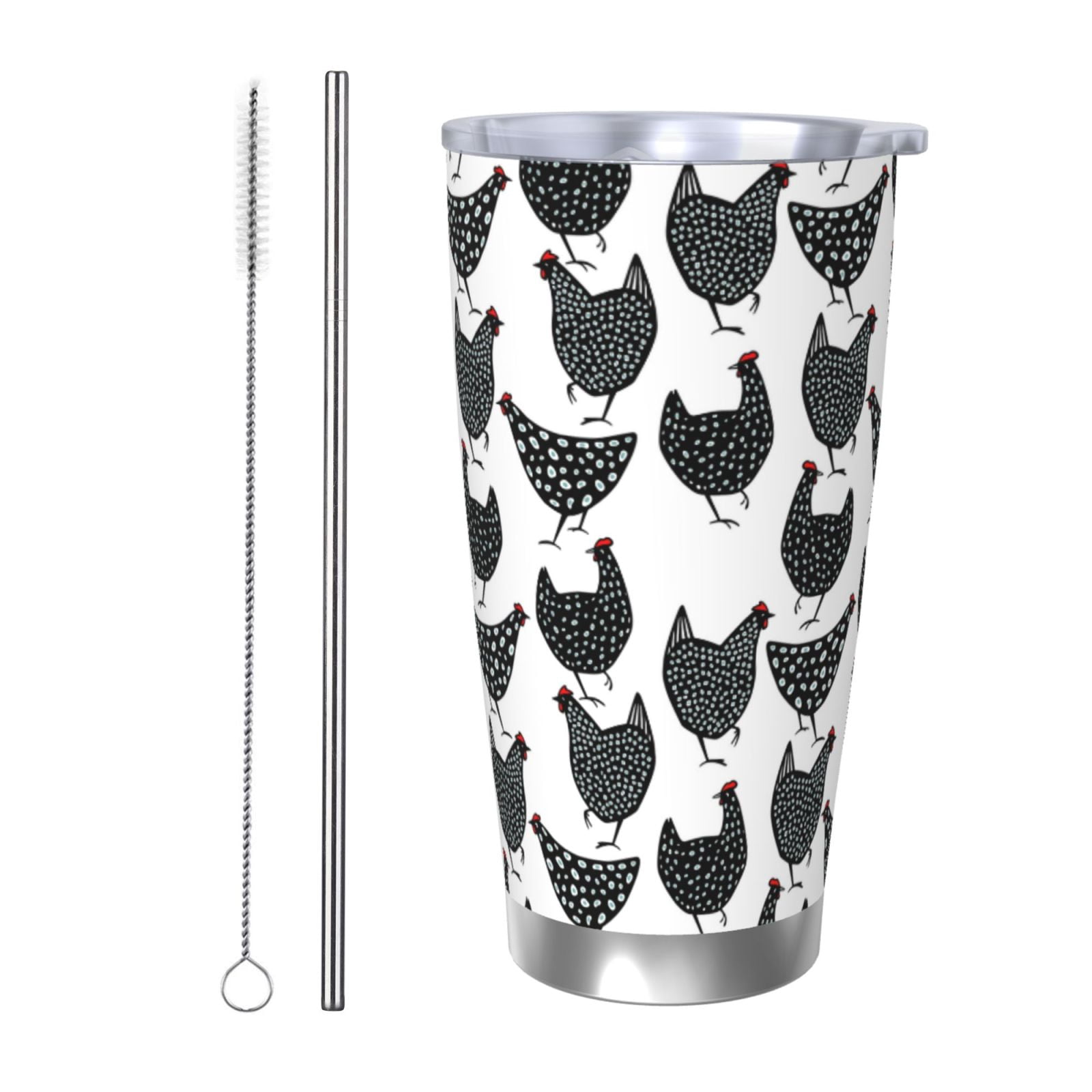 Haiem Retro Rooster Printed 20oz Straight Skinny Car Cups With ...