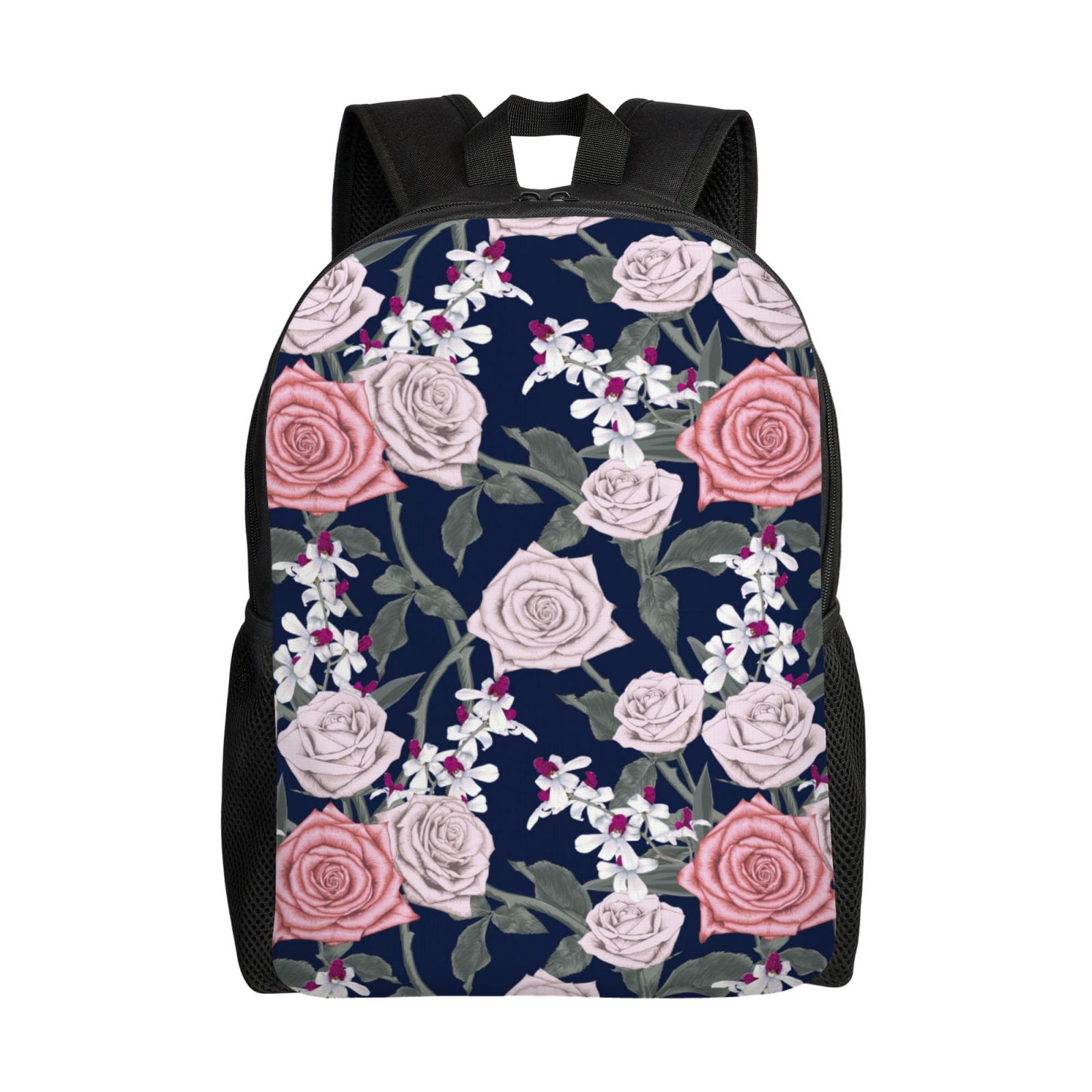 Haiem Rose Flowers Backpack - Stylish and Durable 15-inch Laptop ...