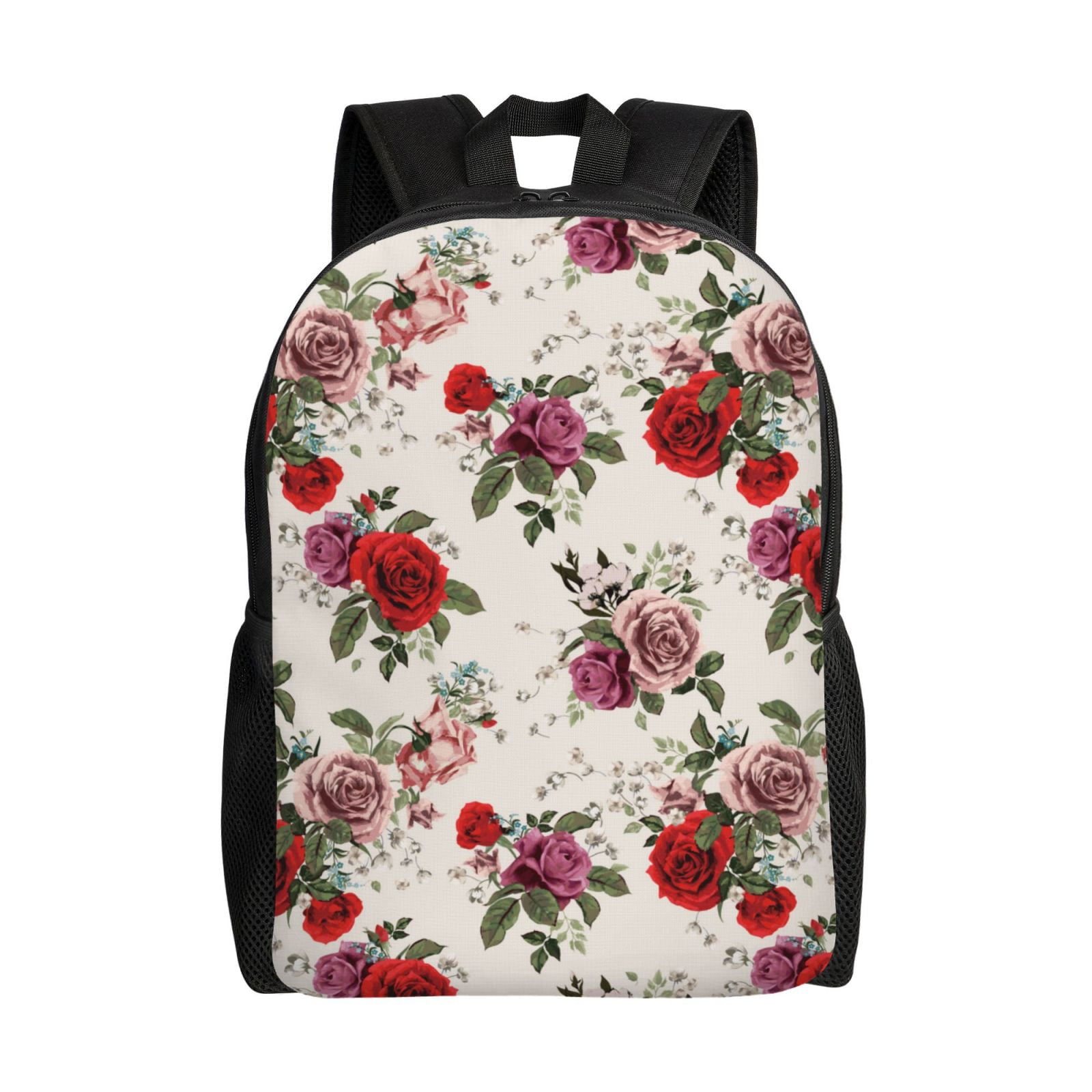 Haiem Rose Flowers Backpack - Stylish and Durable 15-inch Laptop ...