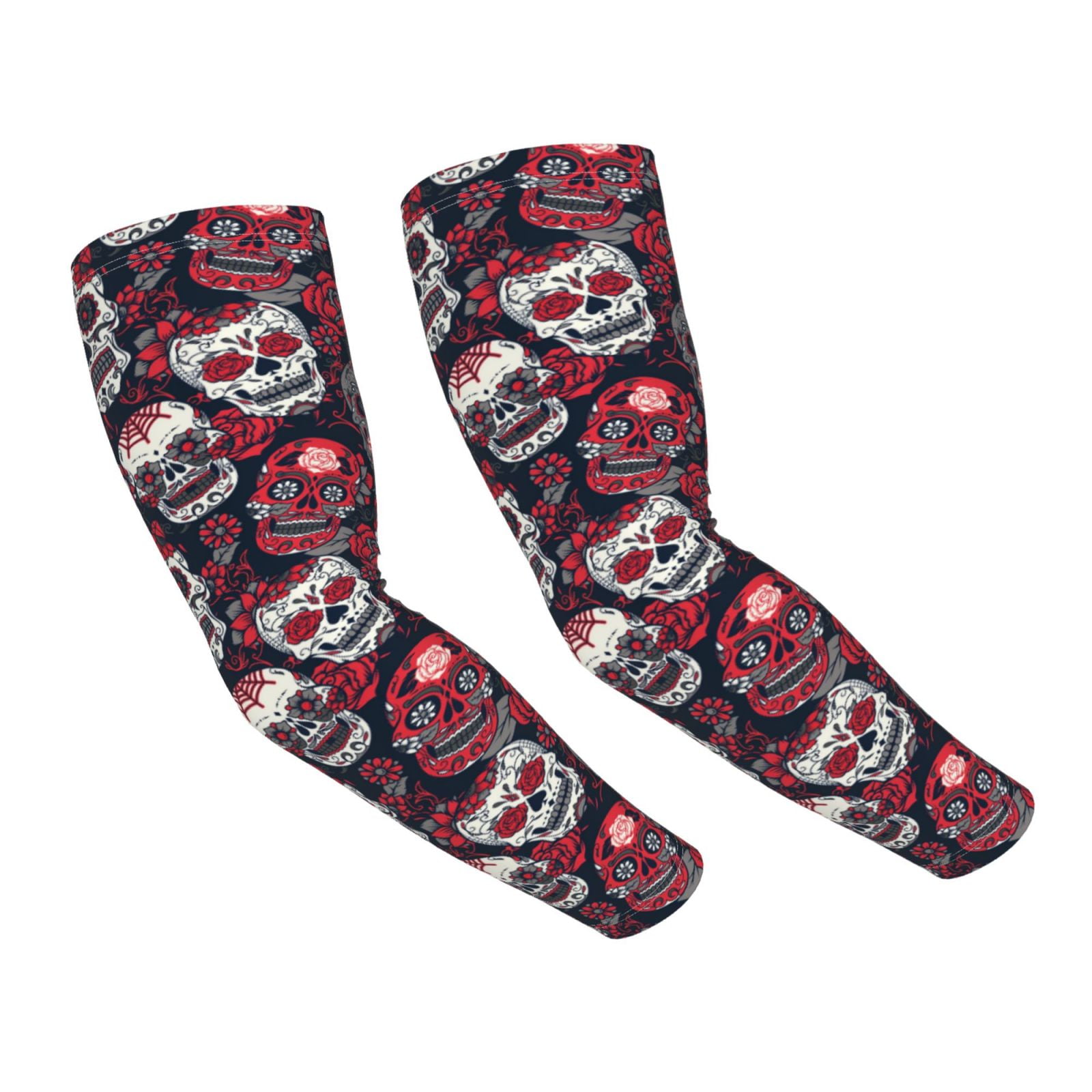 Haiem Rose Flowers UV Protection Cooling Arm Sleeves for Men and Women ...