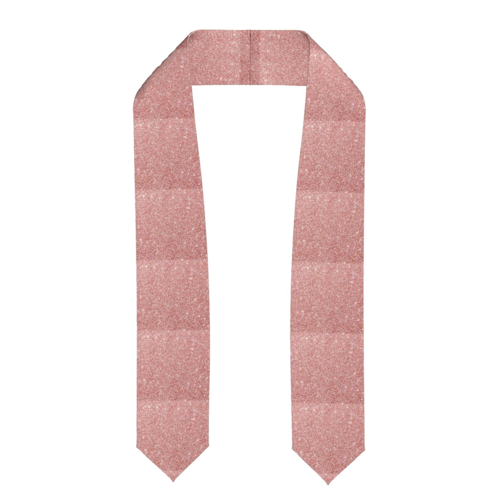 Haiem Rose Gold Pink Glitter Pattern Graduation Stole 2024 | Premium ...
