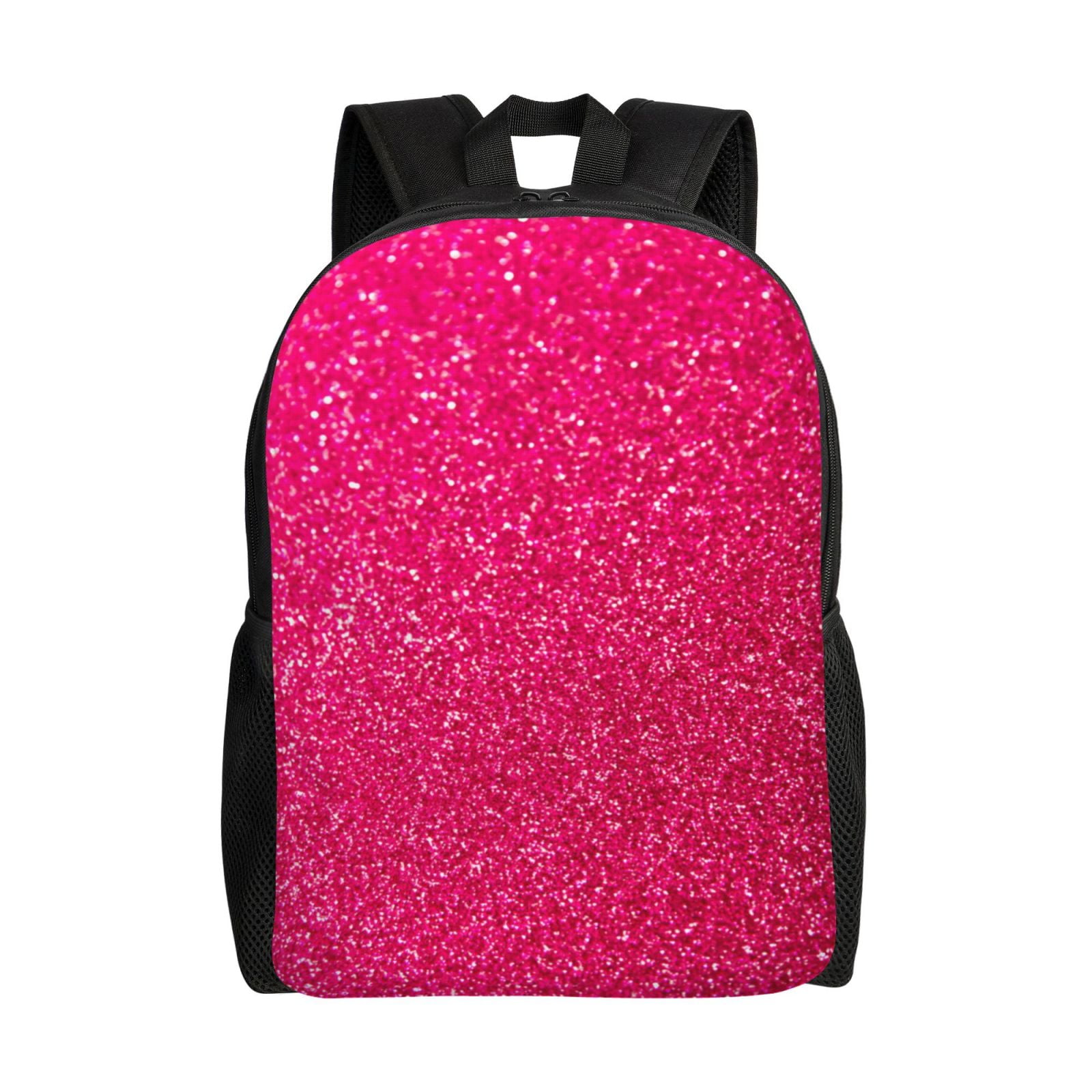 Haiem Rose Red Glitter Backpack - Stylish and Durable 15-inch Laptop ...