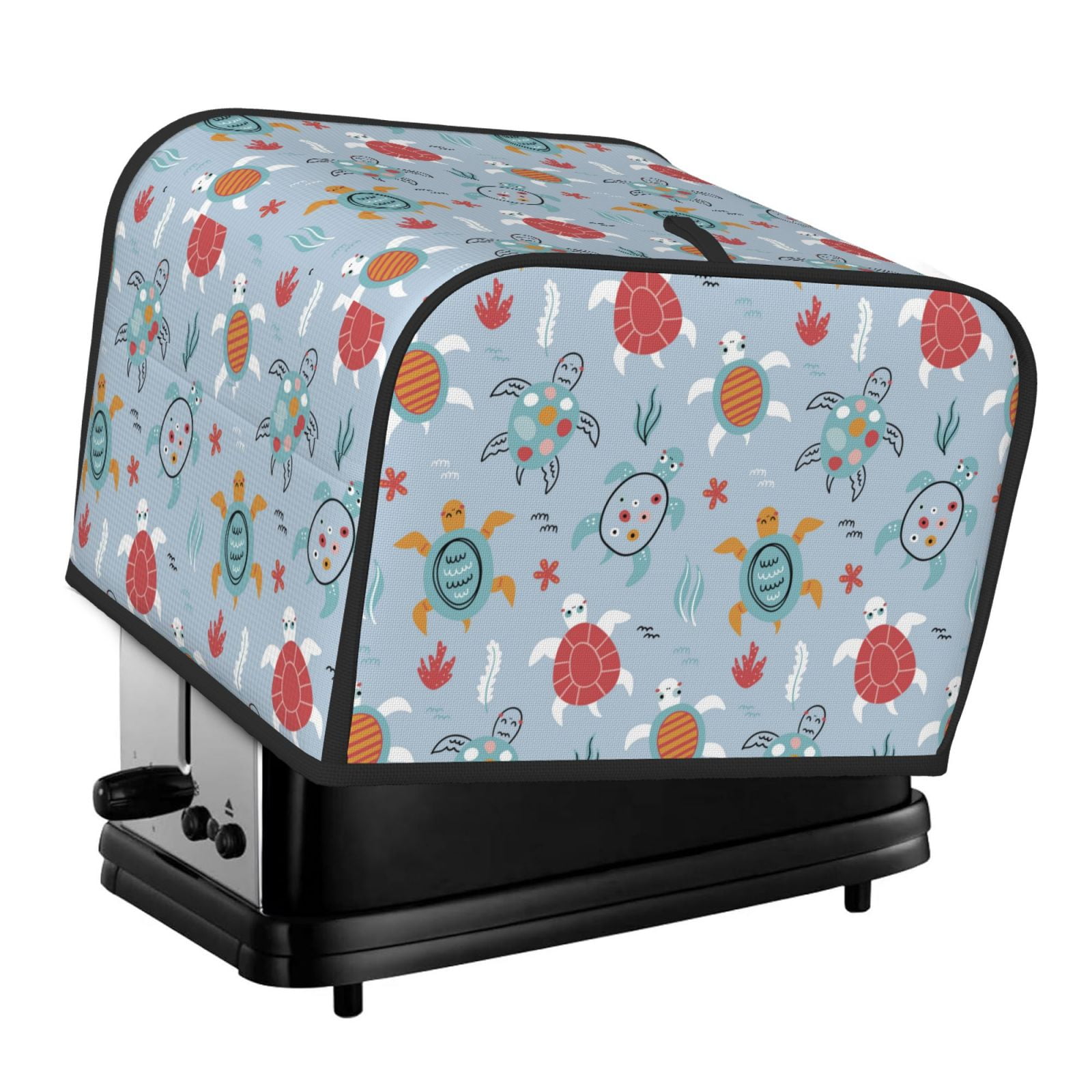Haiem Sea Turtle Print Toaster Covers 4 Slice Wide Slot,Bread Dust ...