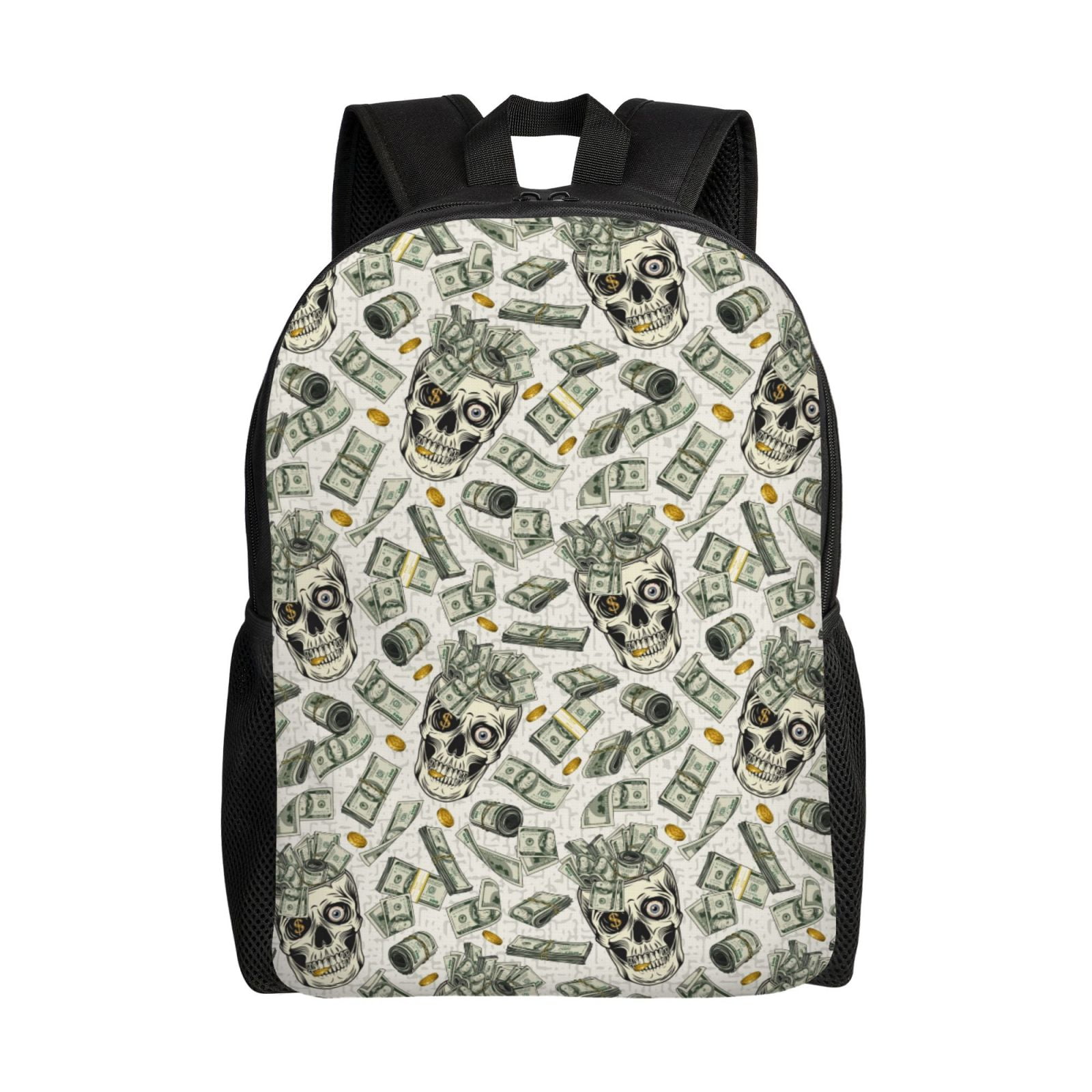 Haiem Skull with Cash Backpack - Stylish and Durable 15-inch Laptop ...