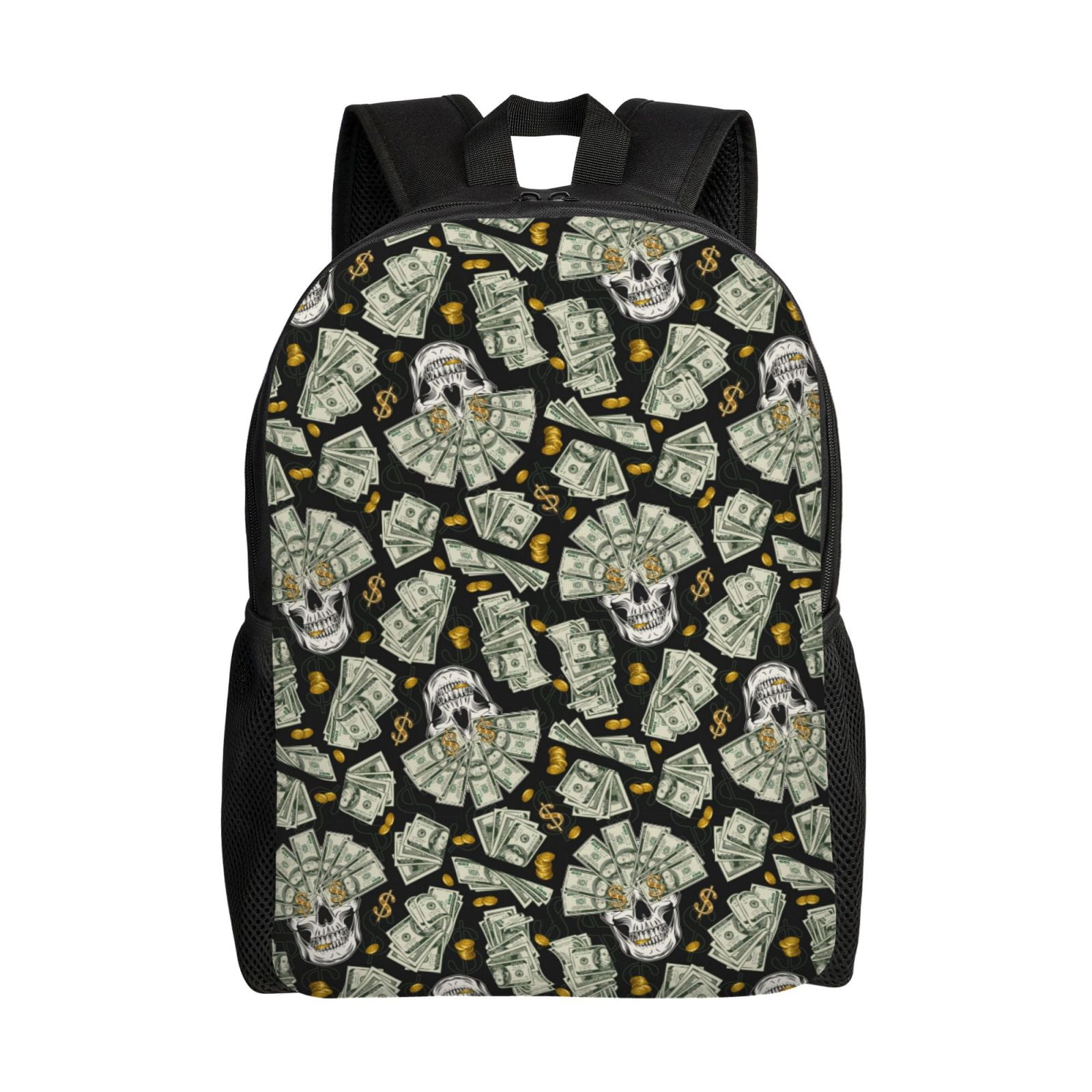 Haiem Skull with Dollar Backpack - Stylish and Durable 15-inch Laptop ...