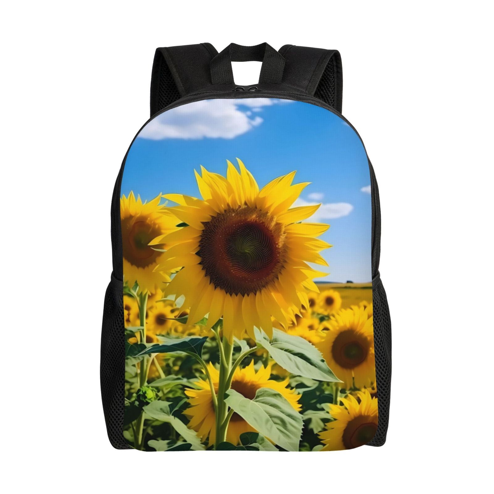 Haiem Sky Golden Sunflower Field B Backpack - Stylish and Durable 15 ...