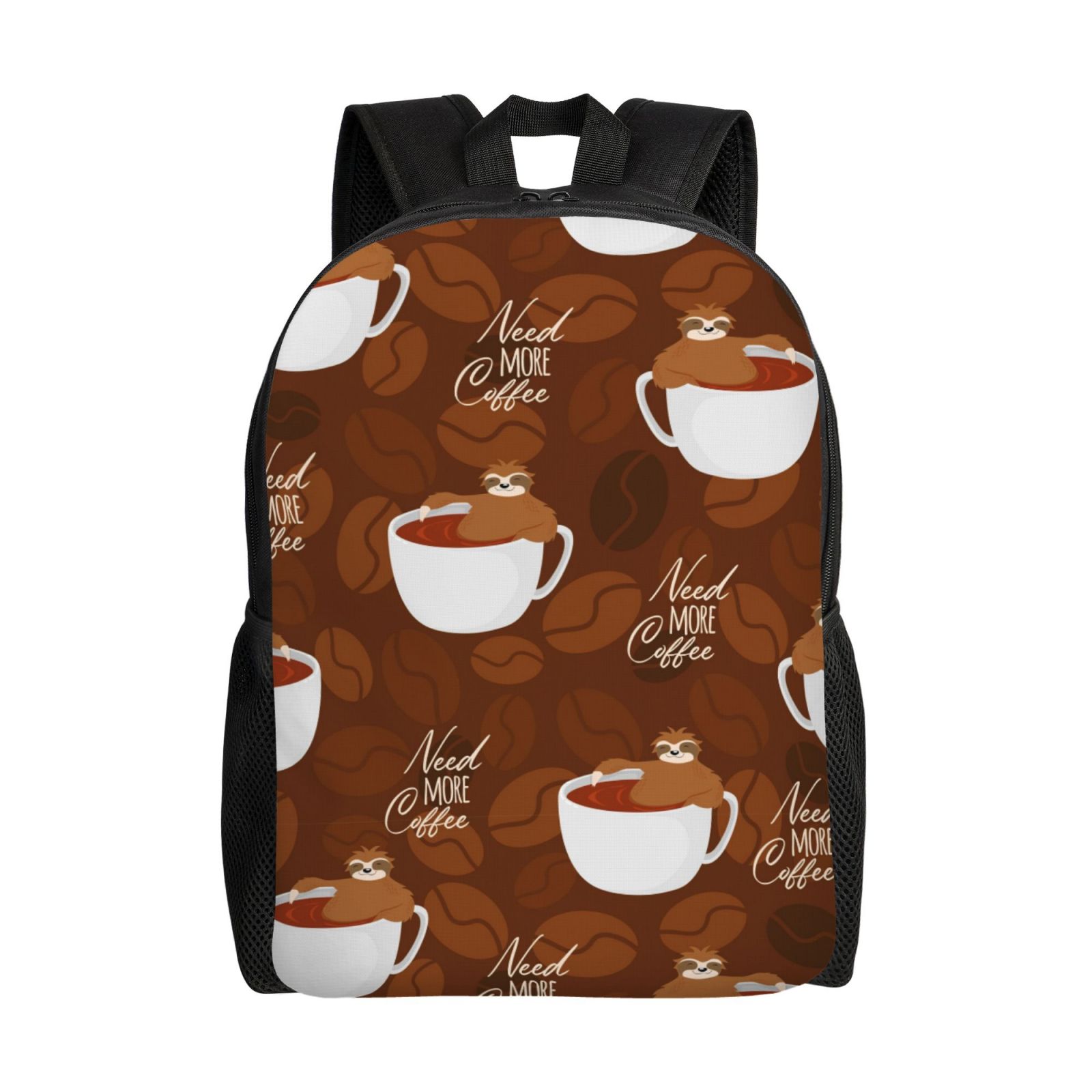 Haiem Sloths Need More Coffee Backpack - Stylish and Durable 15-inch ...