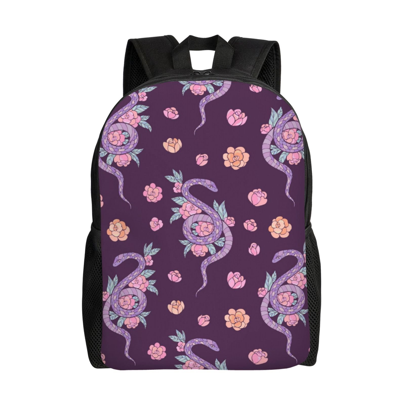 Haiem Snake And Flower Backpack - Stylish and Durable 15-inch Laptop ...