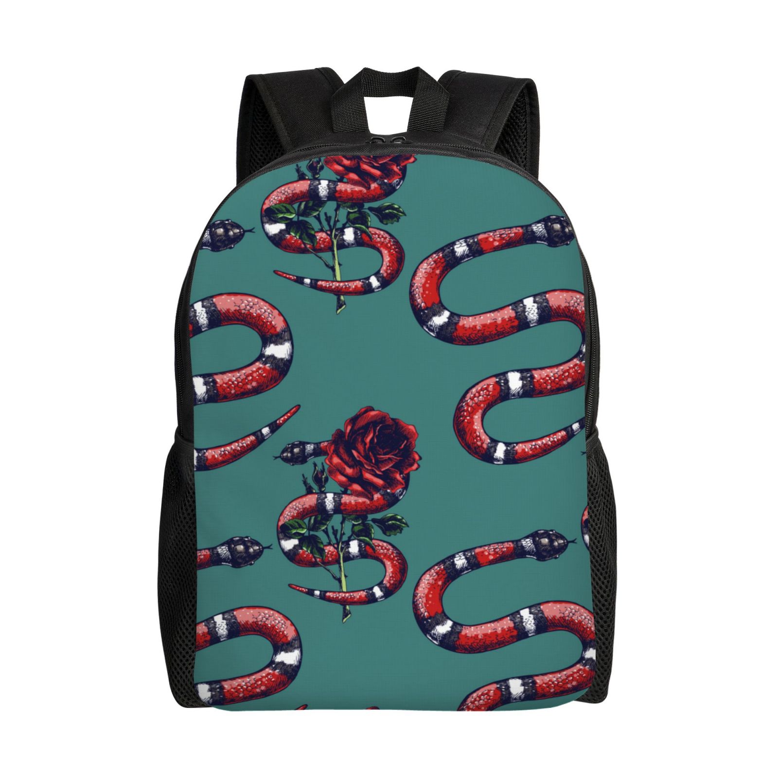 Haiem Snake And Rose Backpack - Stylish and Durable 15-inch Laptop ...