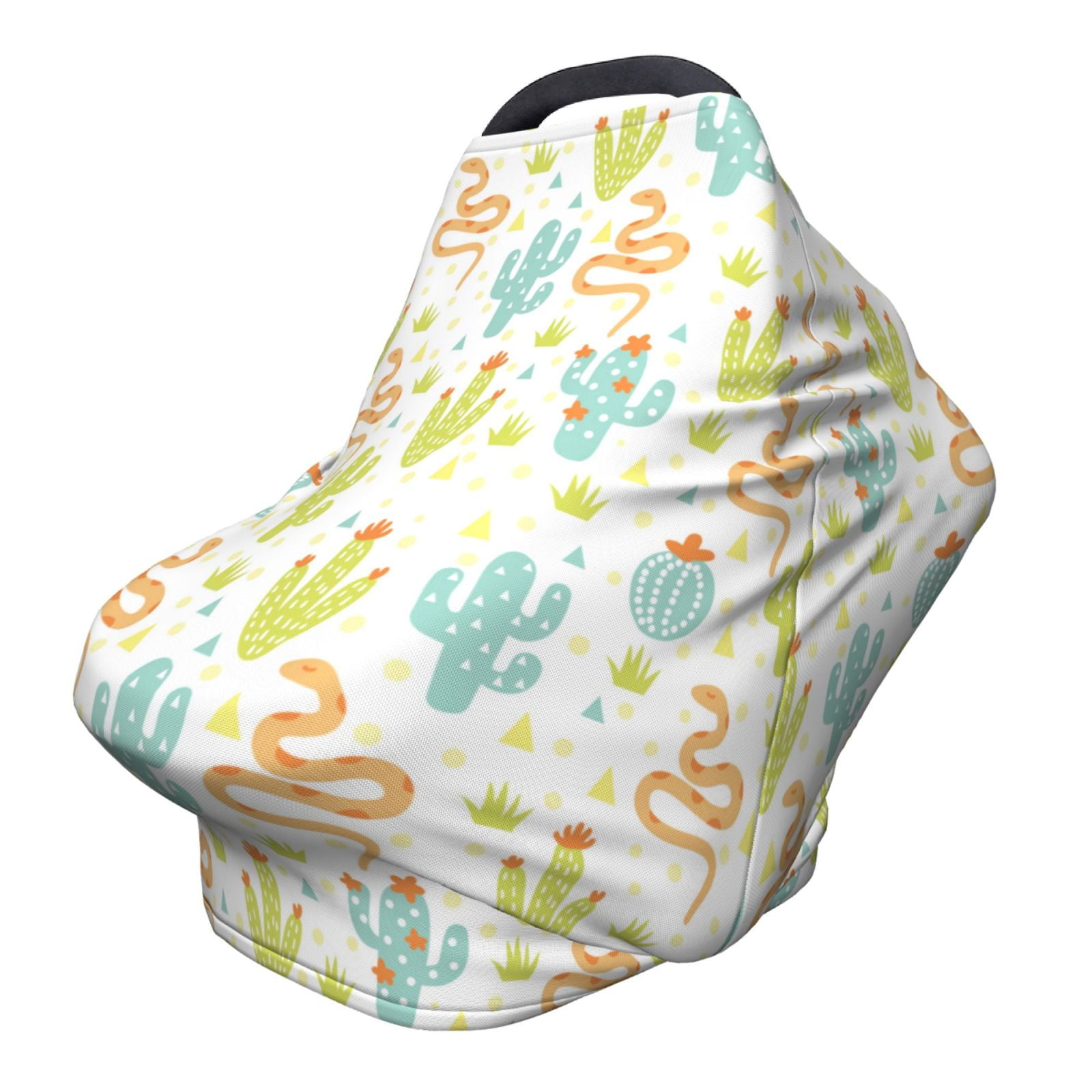 Haiem Snake And Cactus Baby Nursing Cover & Nursing Poncho - Multi Use ...