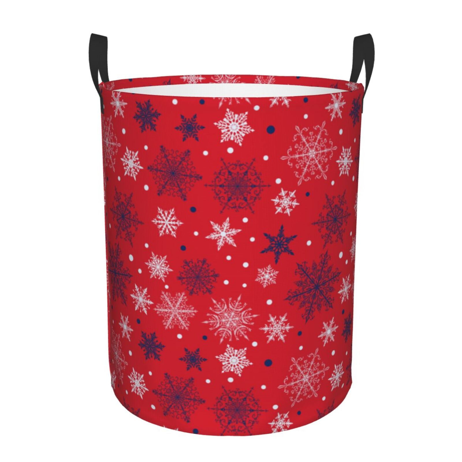 Haiem Snowflake Symphony Print Laundry Basket, Laundry Hamper ...
