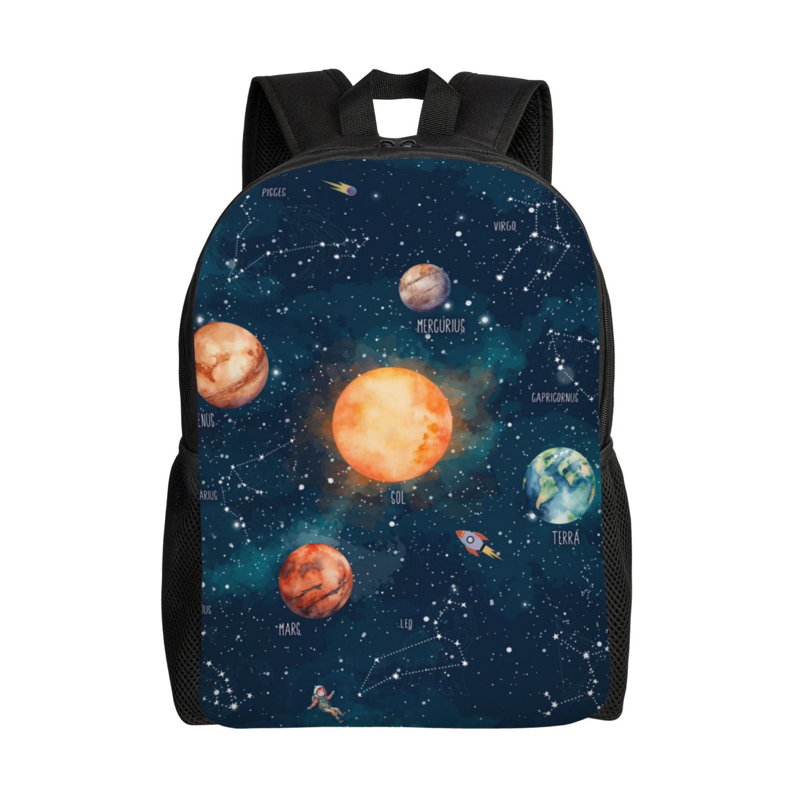 Haiem Solar System And Planets Backpack - Stylish and Durable 15-inch ...