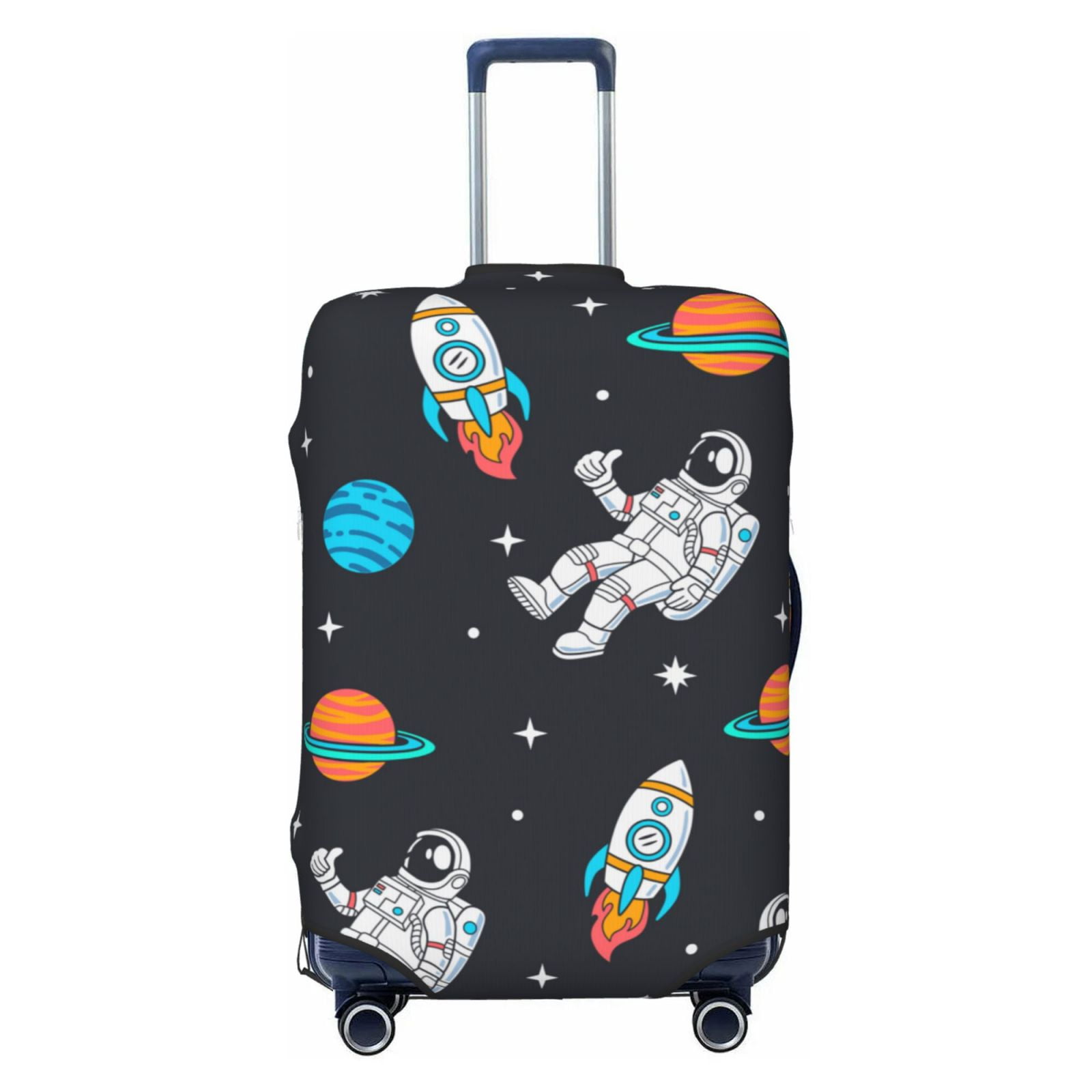 Haiem Space Luggage Cover Printed Suitcase Covers for Luggage Elastic ...