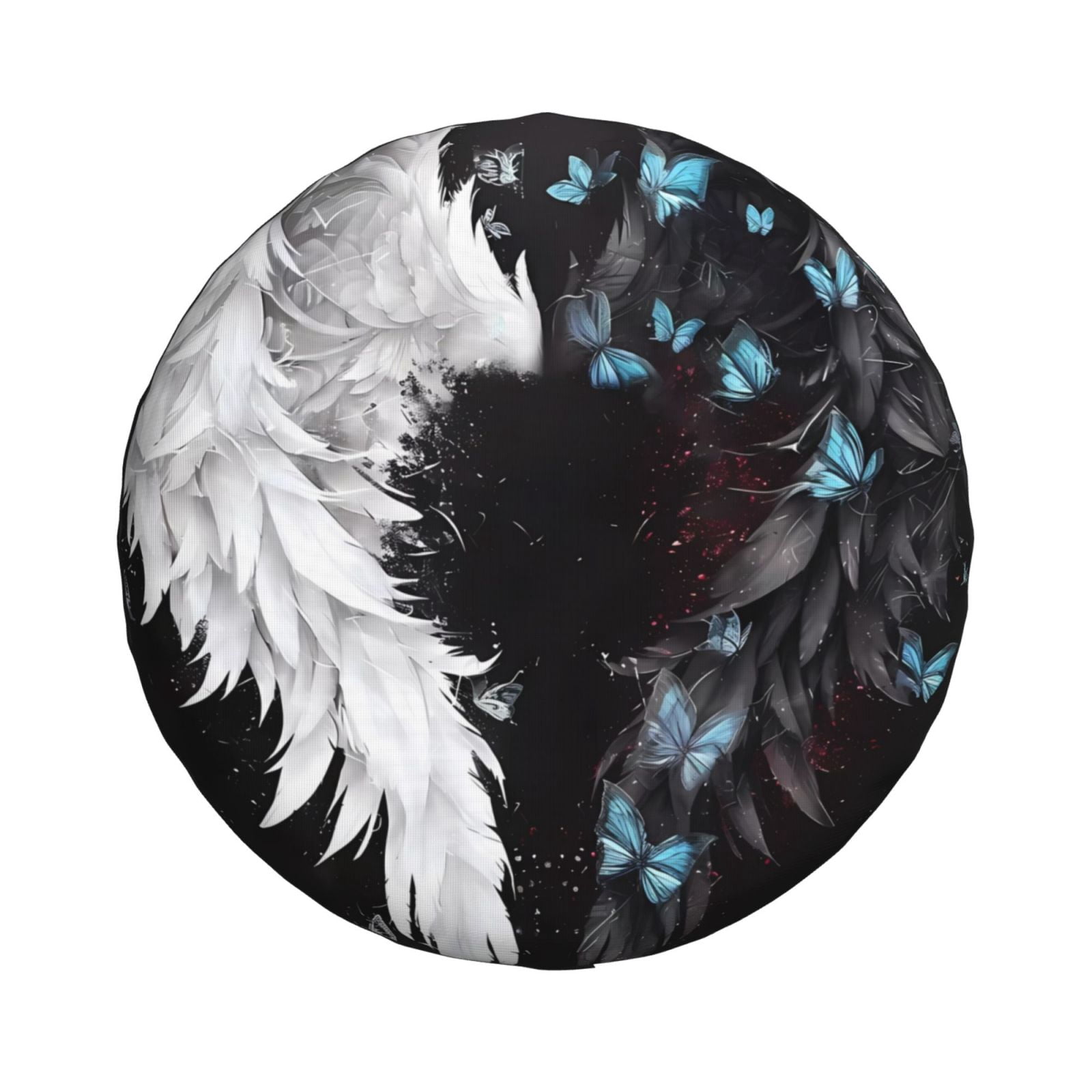 Haiem Spare Tire Cover , Wheel Cover with Butterfly Angel Wings Art ...