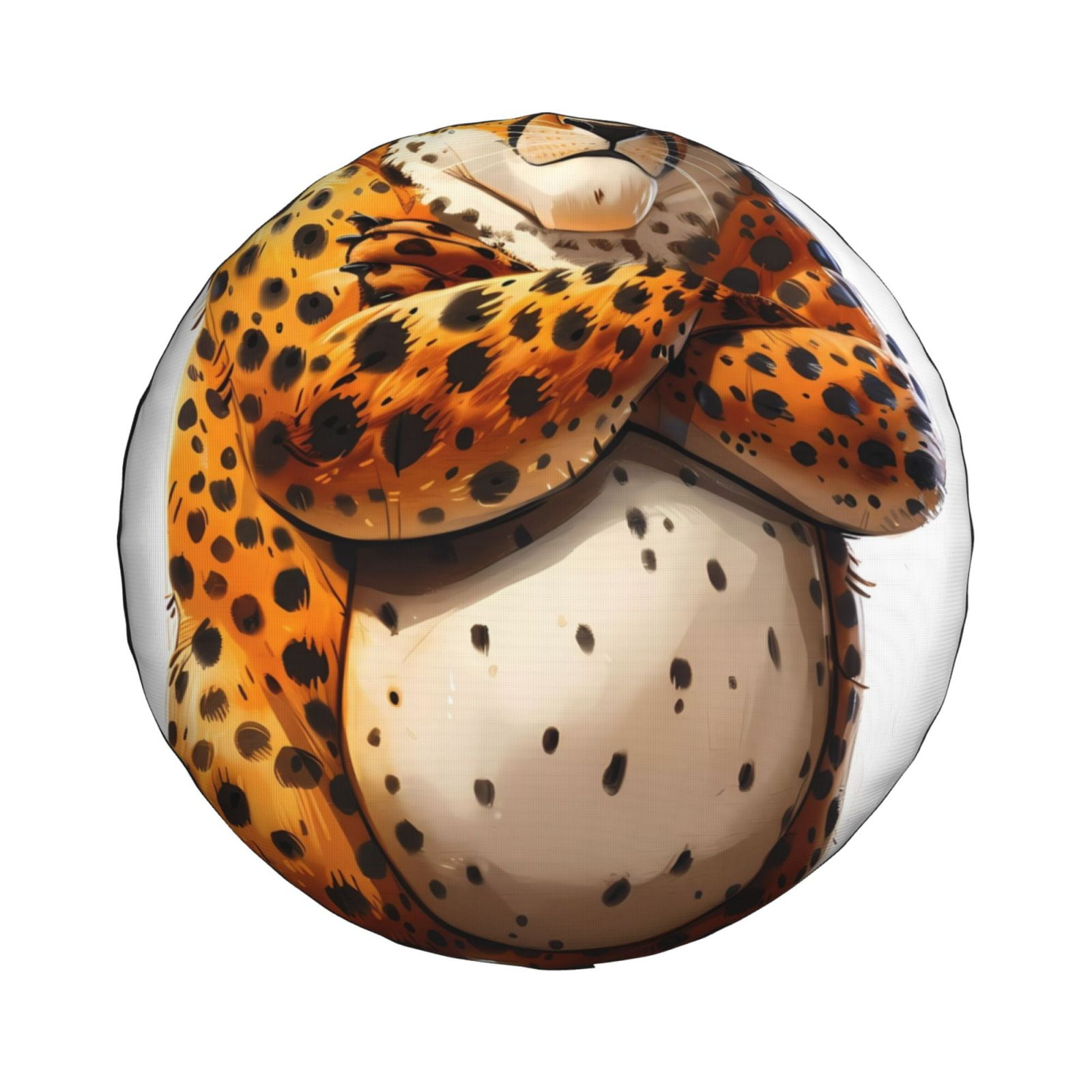 Haiem Spare Tire Cover , Wheel Cover with Cartoon Cheetah With Attitude ...