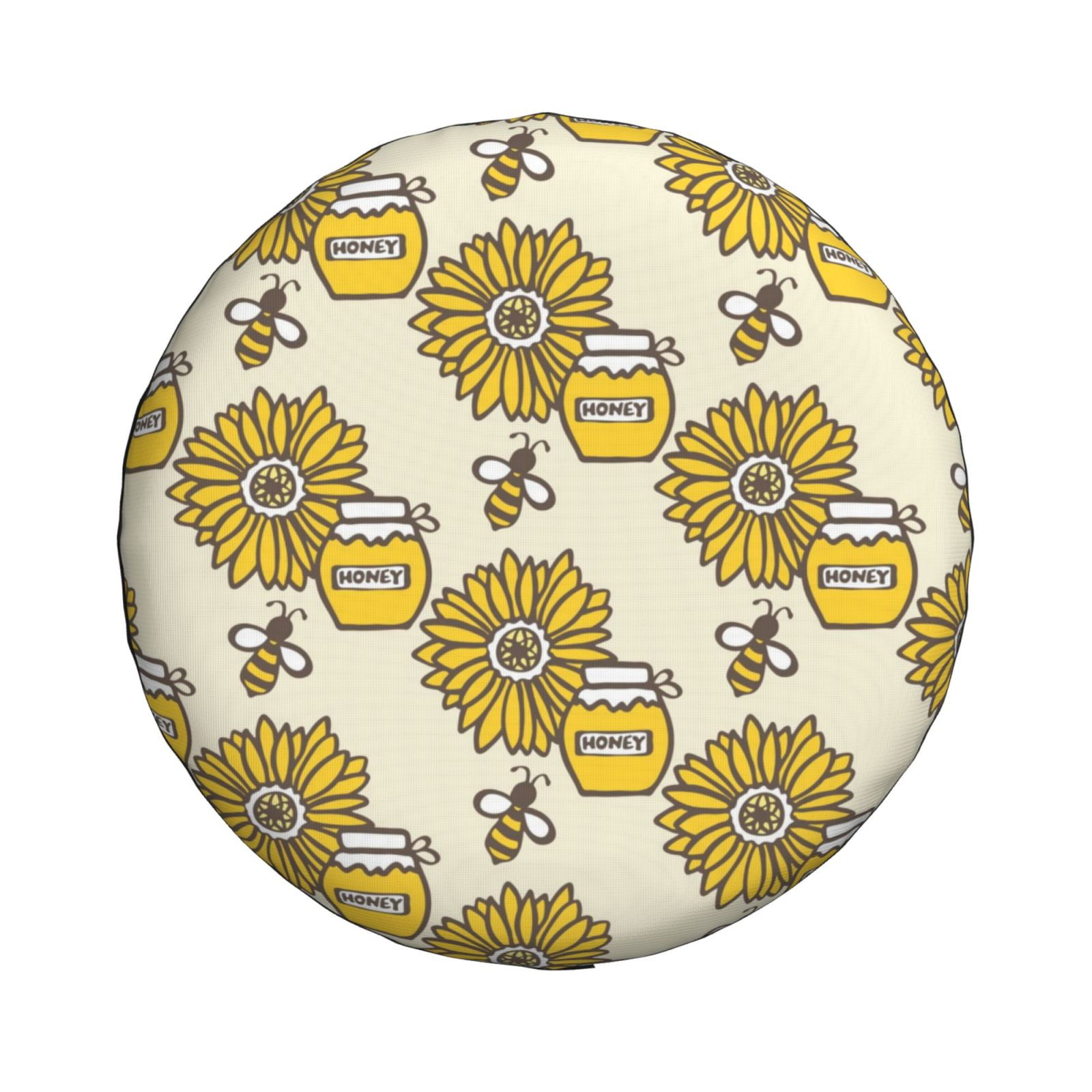 Haiem Spare Tire Cover , Wheel Cover with Cartoon Honey Pot Bee ...