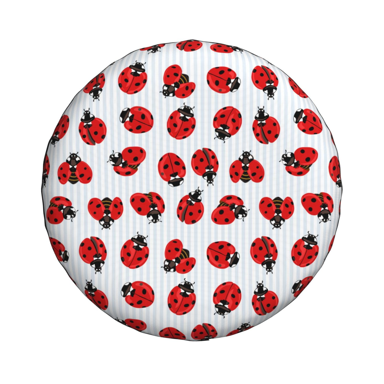Haiem Spare Tire Cover , Wheel Cover with Ladybug On Blue Stripes ...