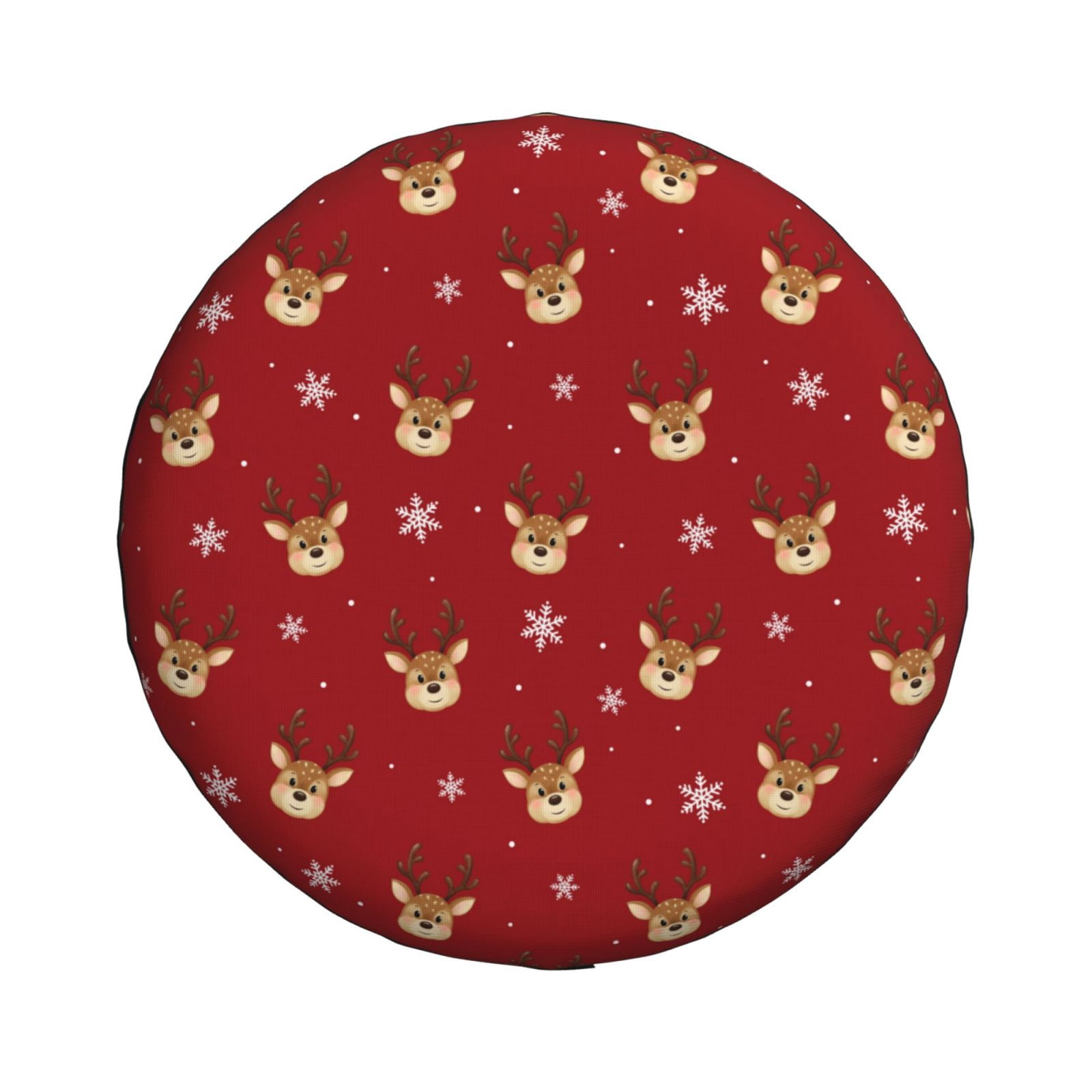 Haiem Spare Tire Cover , Wheel Cover with Reindeer Faces Festive Red ...