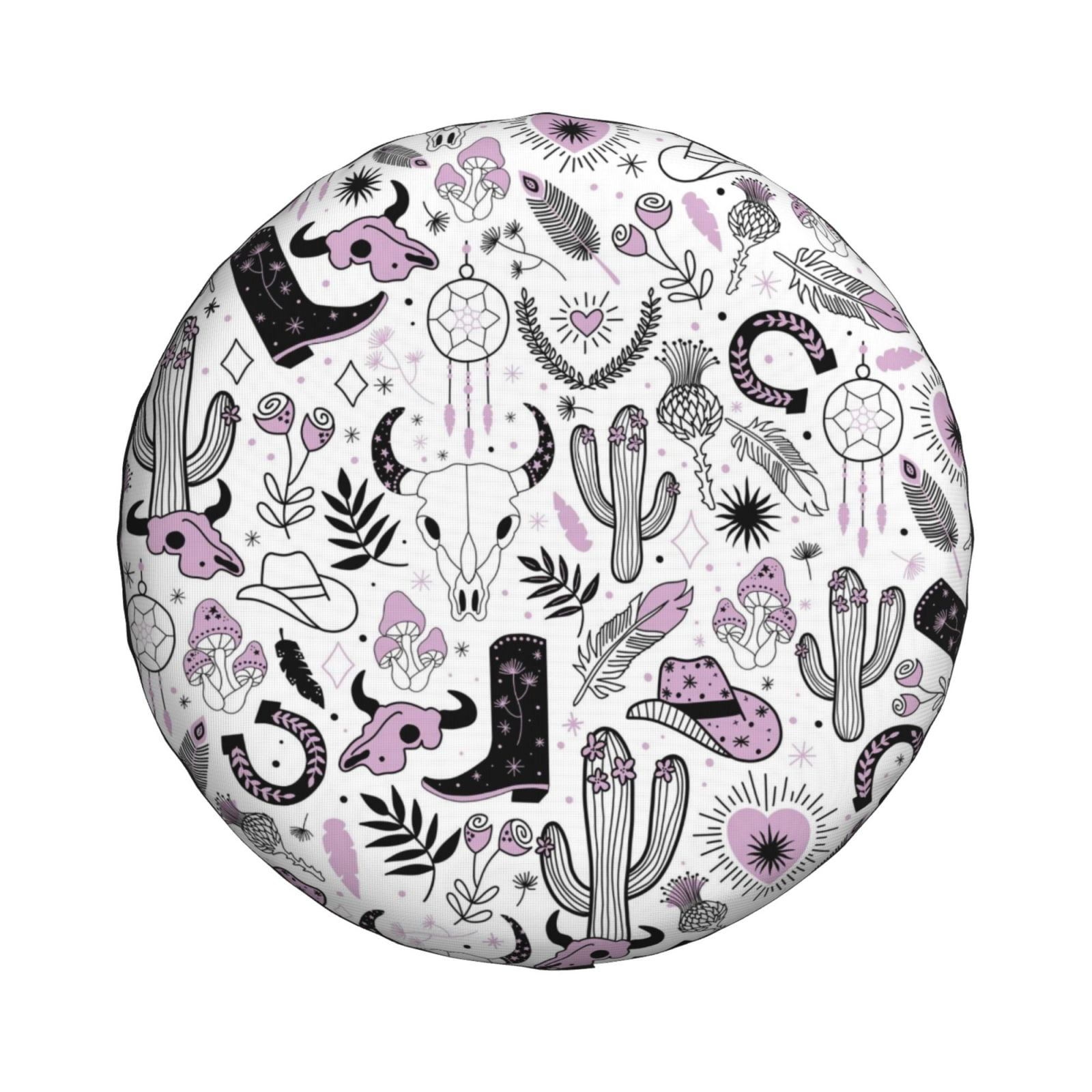 Haiem Spare Tire Cover , Wheel Cover with Cowboy printed, Camper Spare ...