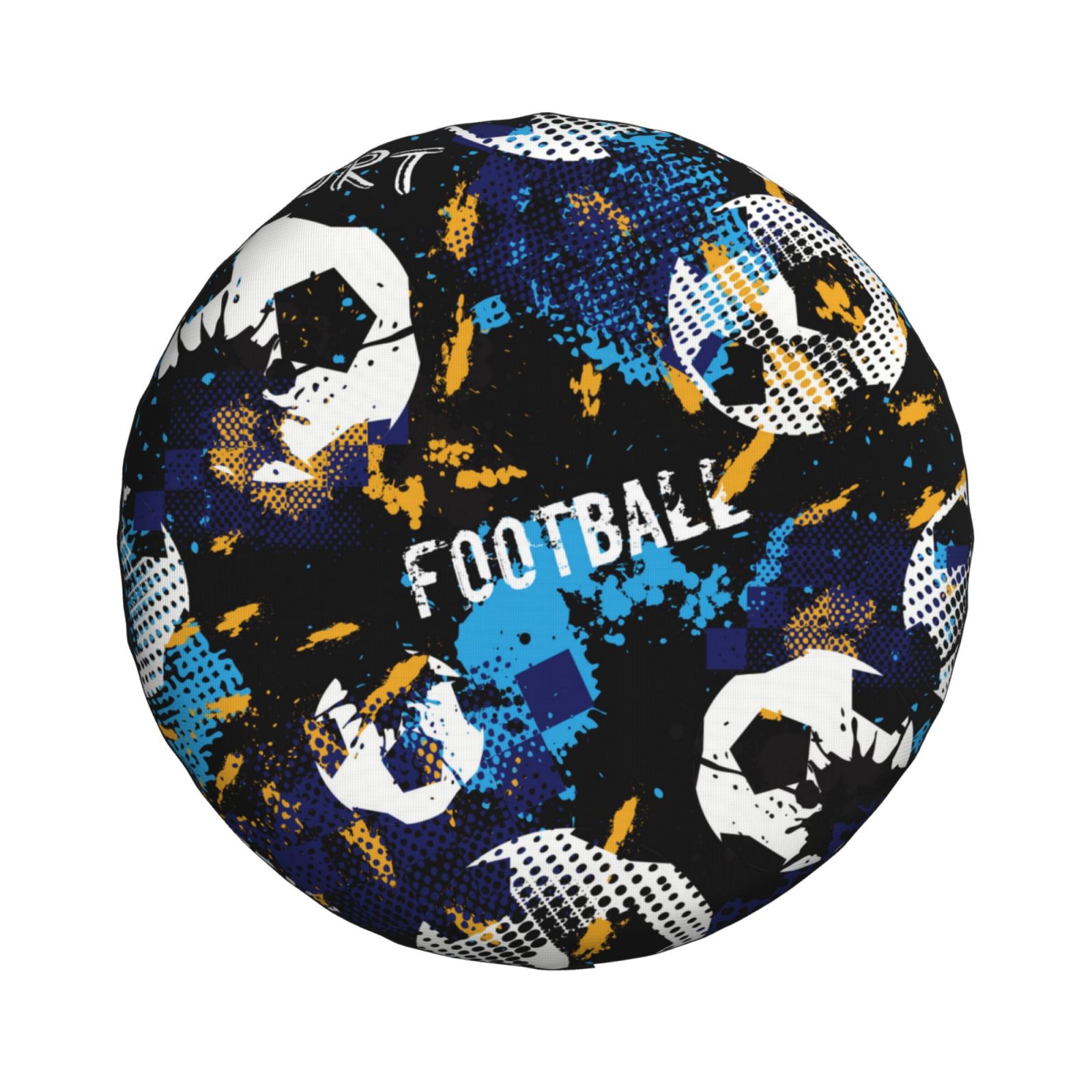 Haiem Spare Tire Cover , Wheel Cover with Football printed, Camper ...