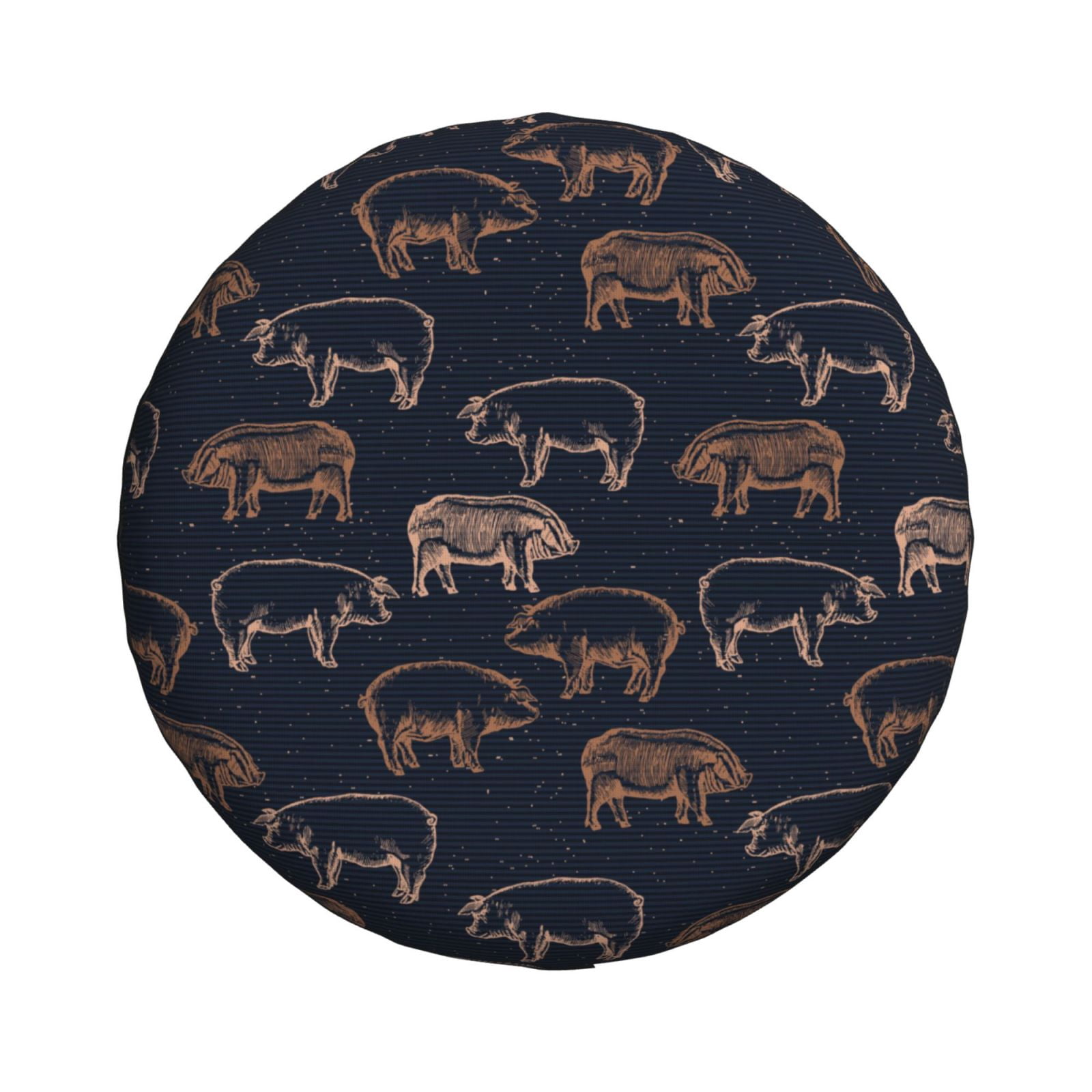 Haiem Spare Tire Cover , Wheel Cover with Pig Farm printed, Camper ...