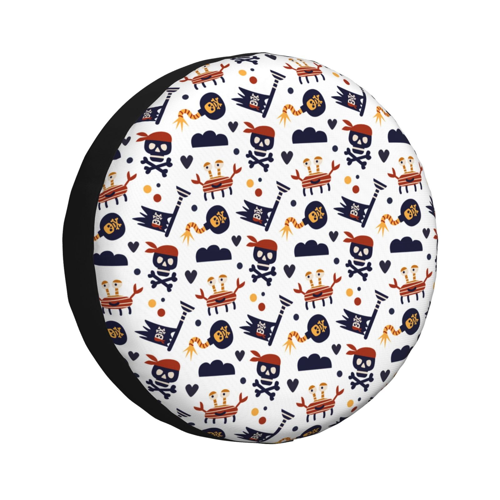 Haiem Spare Tire Cover , Wheel Cover with Pirate skulls printed, Camper ...