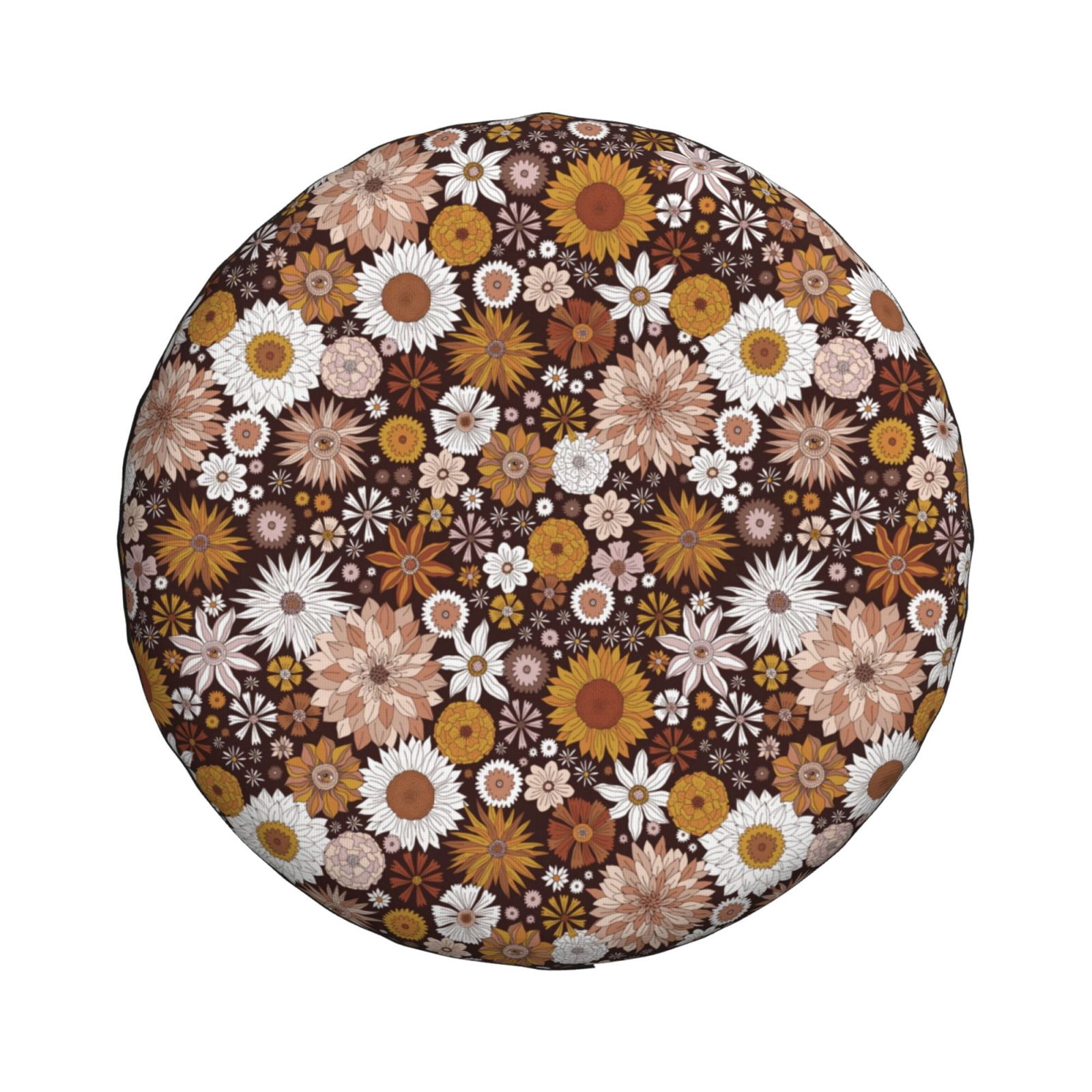 Haiem Spare Tire Cover , Wheel Cover with Sunflowers printed, Camper ...