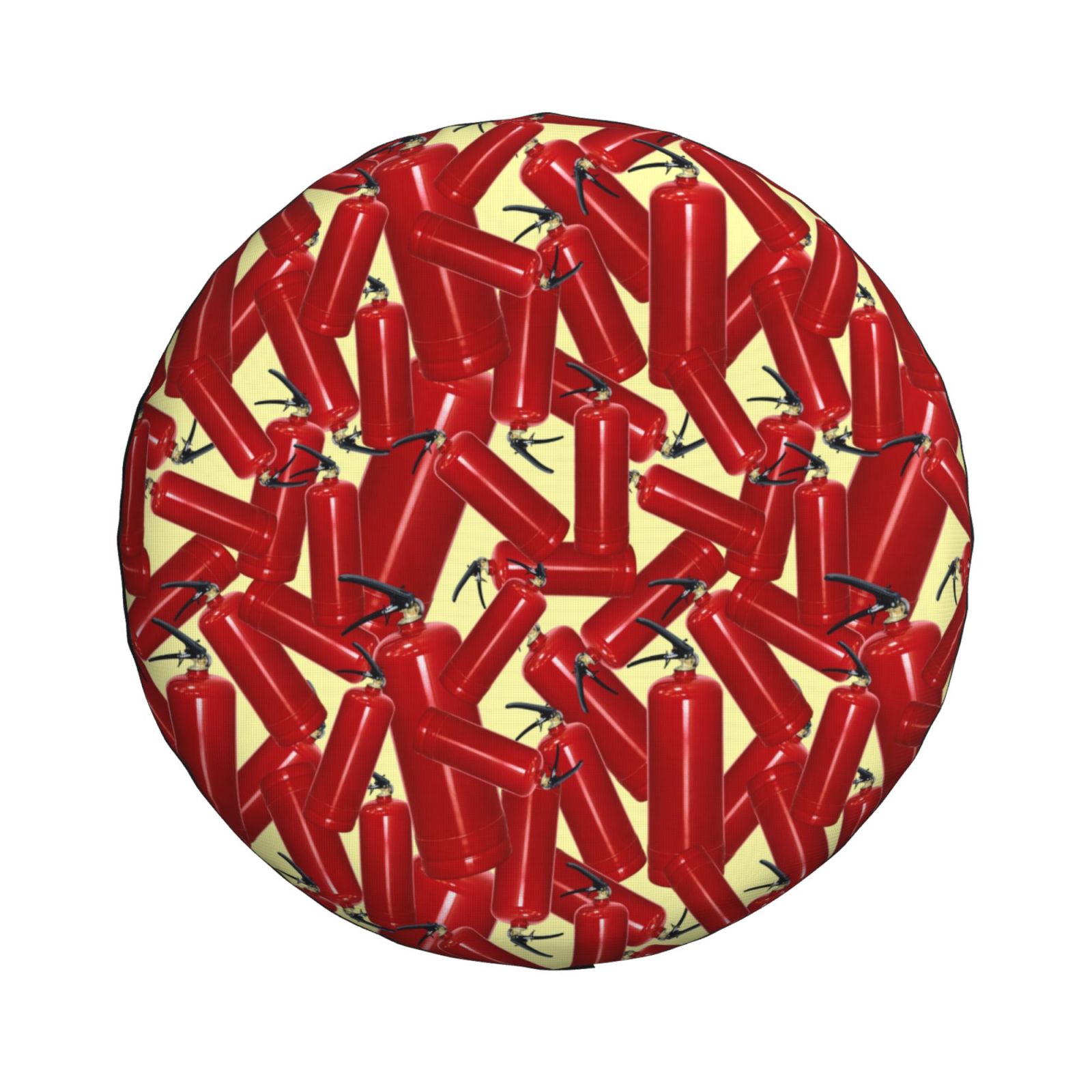 Haiem Spare Tire Cover , Wheel Cover with Fire Extinguisher printed ...