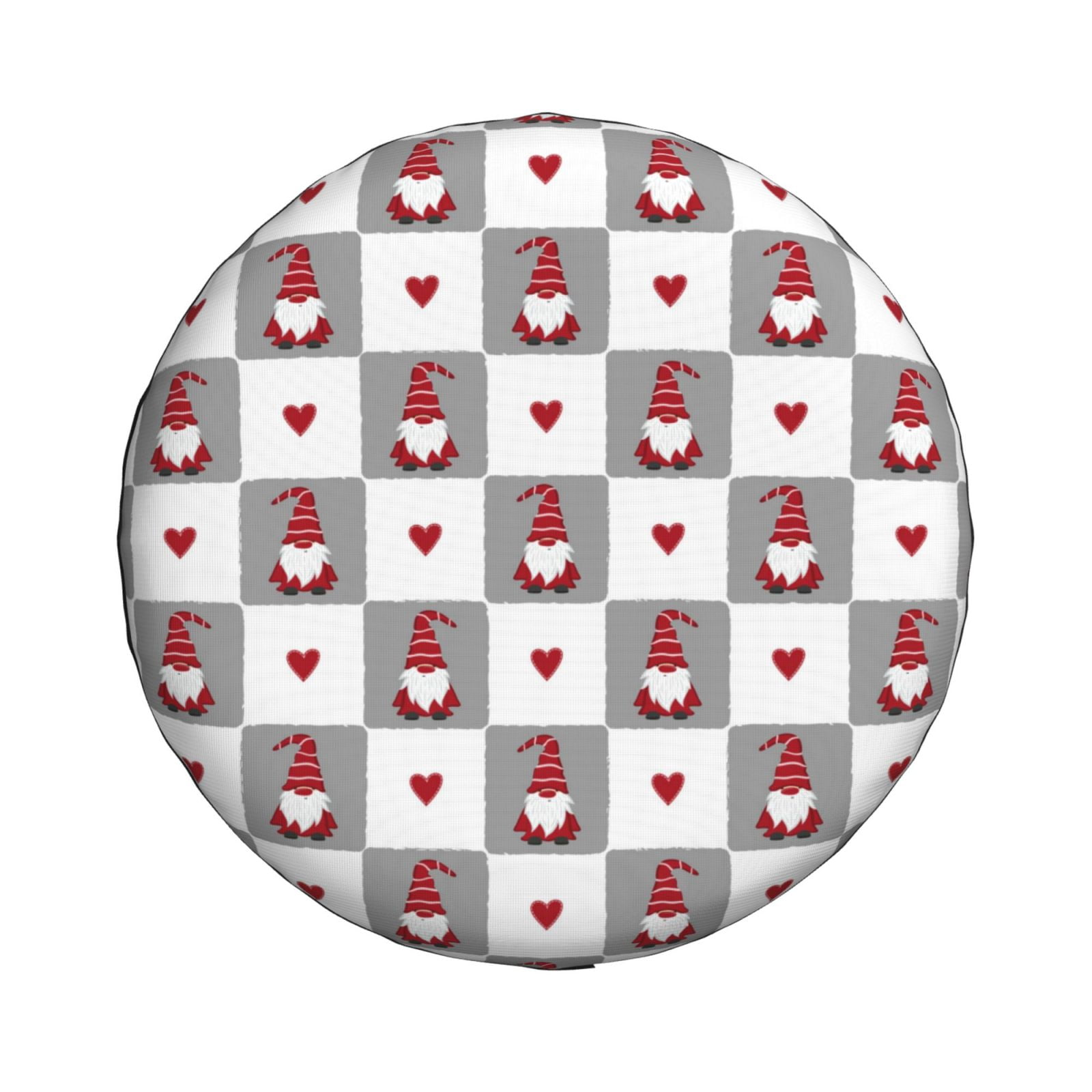 Haiem Spare Tire Cover , Wheel Cover with Gnomes and Hearts printed ...