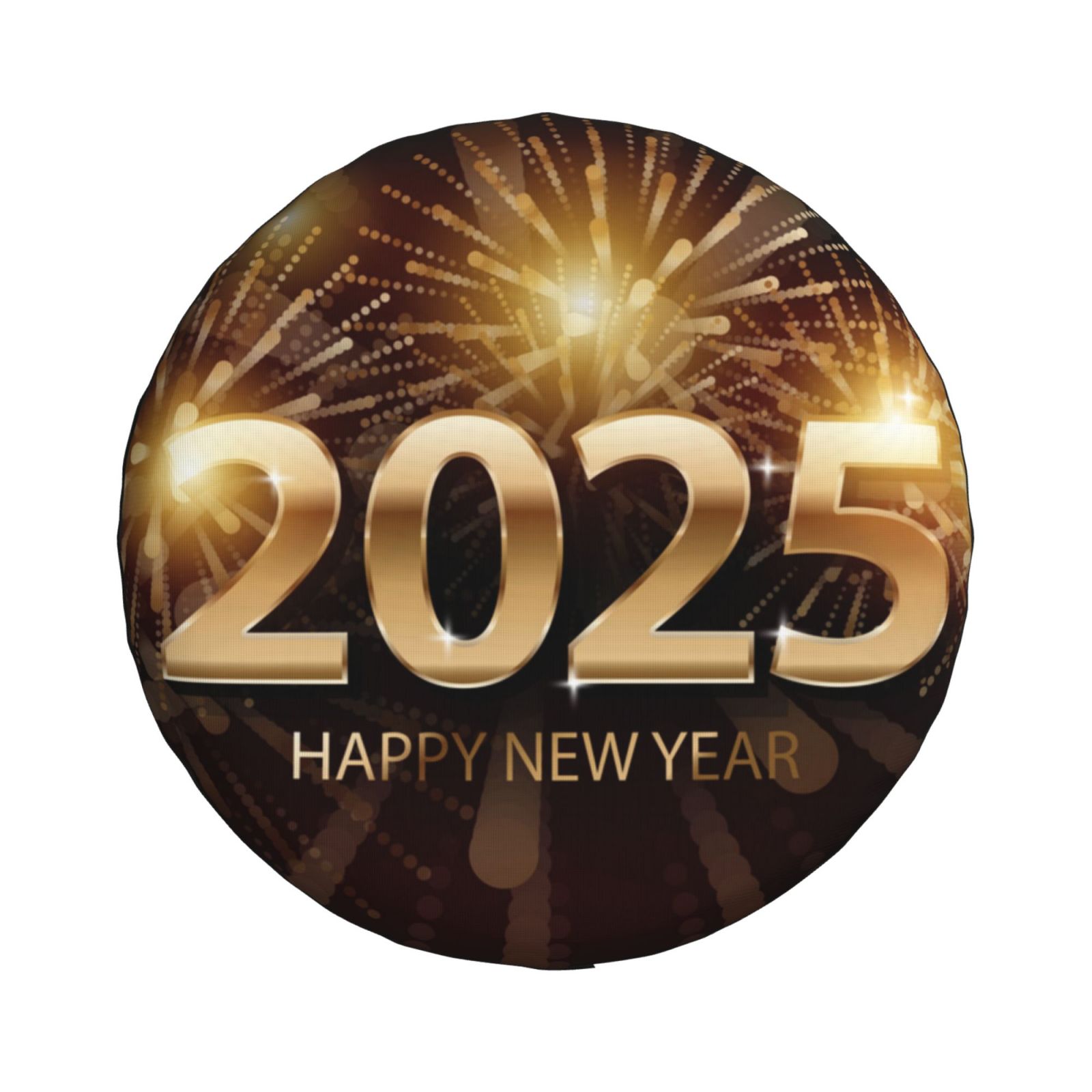 Haiem Spare Tire Cover , Wheel Cover with Happy New Year 2025 B printed ...