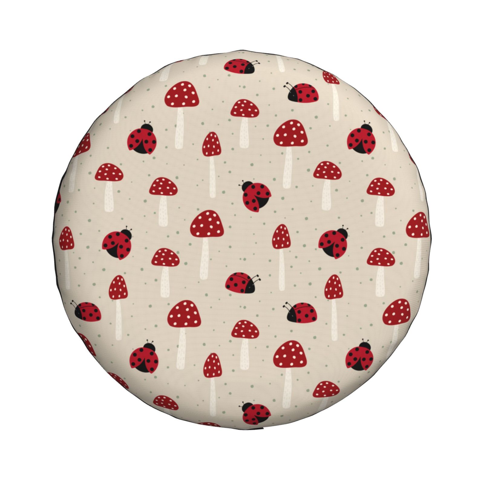 Haiem Spare Tire Cover , Wheel Cover with Ladybug With Mushroom printed ...