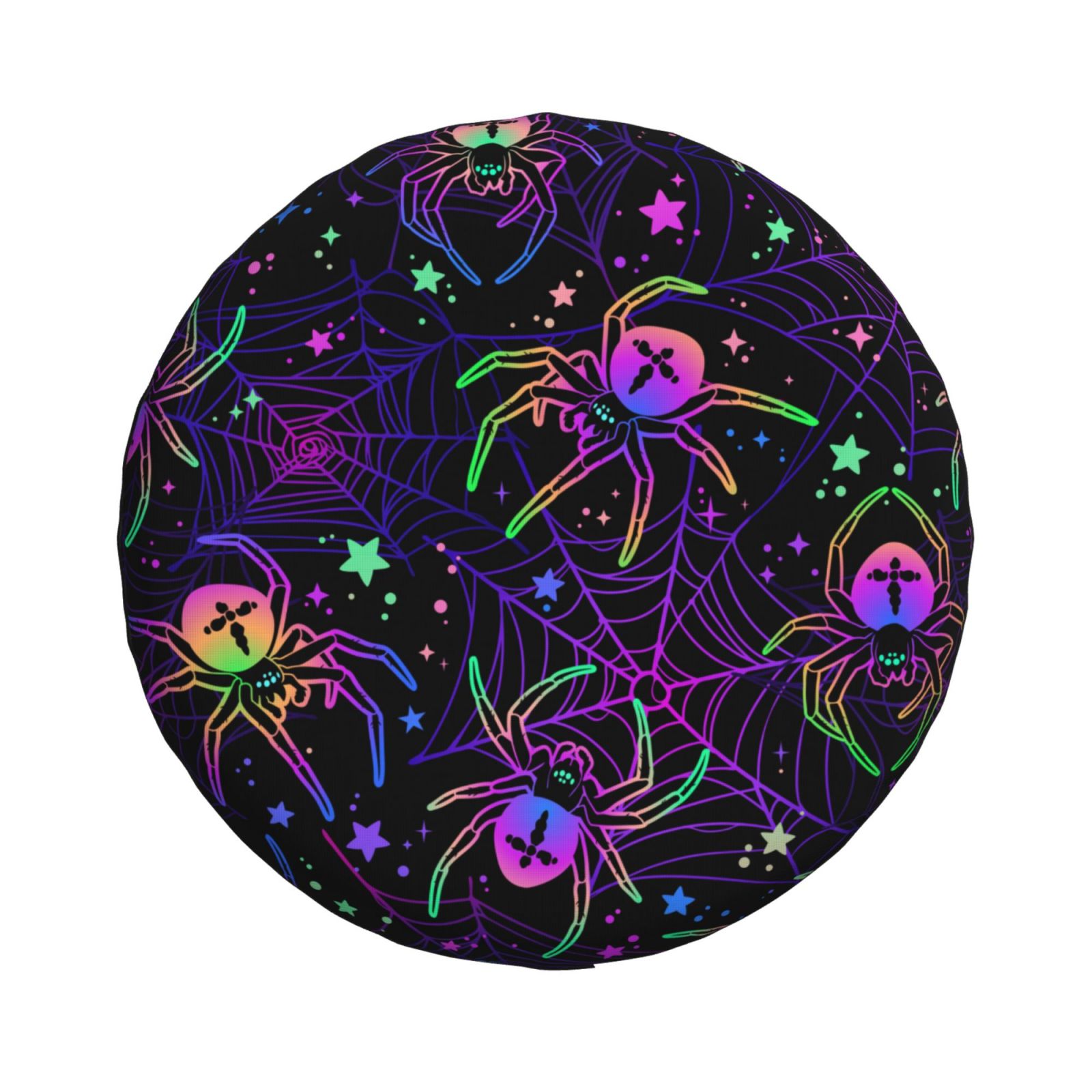 Haiem Spare Tire Cover , Wheel Cover with Multi-colored Spiders printed ...
