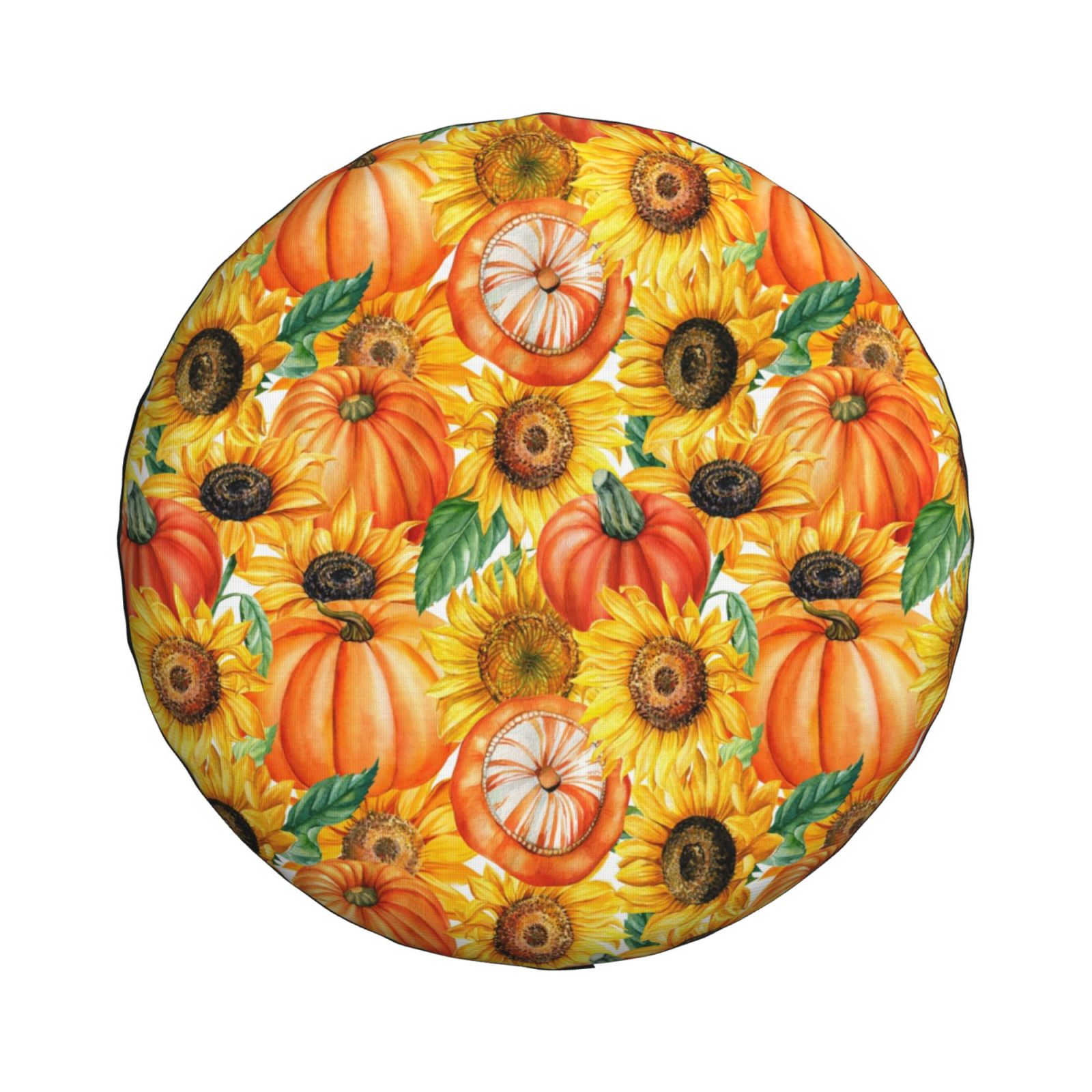 Haiem Spare Tire Cover , Wheel Cover with Pumpkins And Sunflowers ...