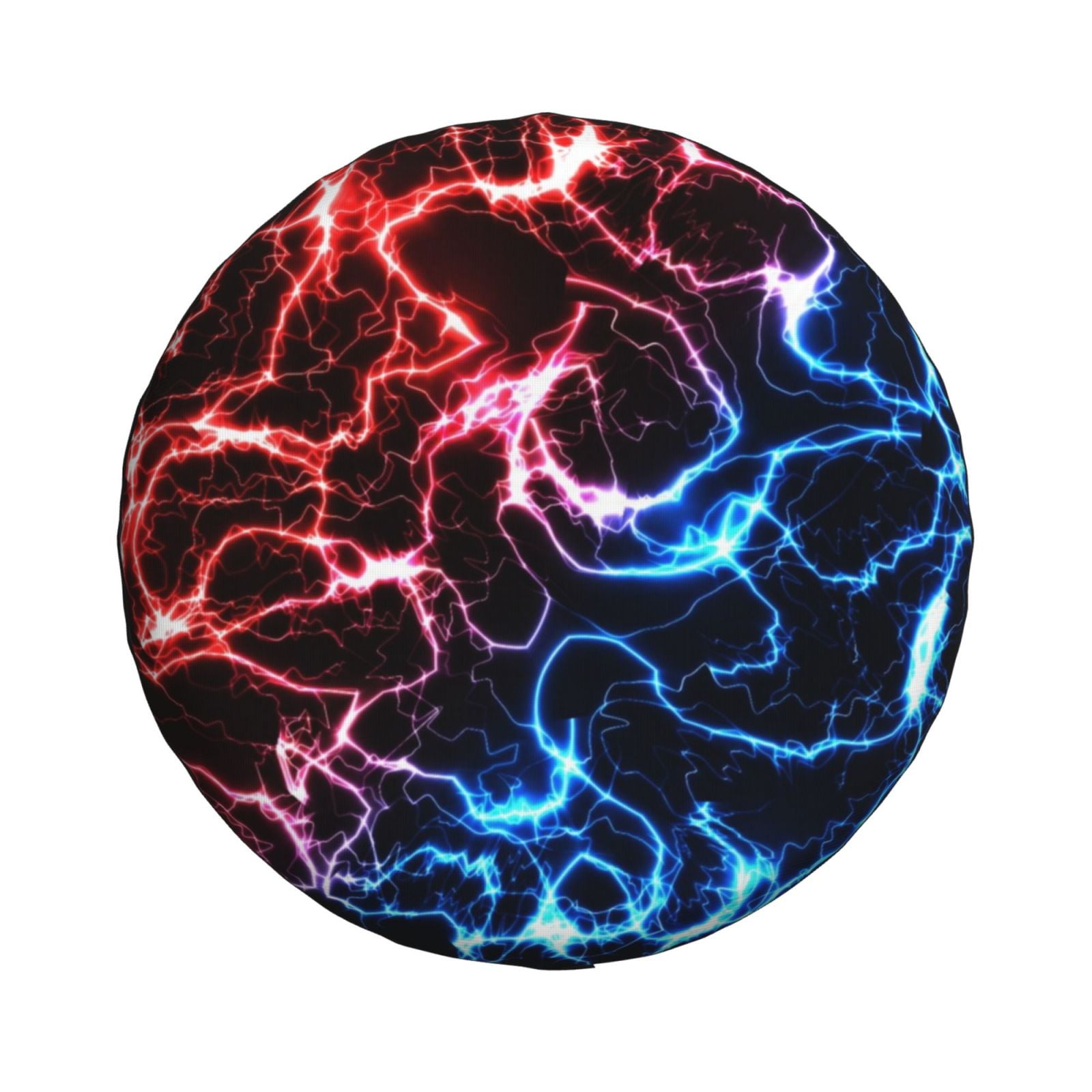 Haiem Spare Tire Cover , Wheel Cover with Red And Blue Lightning ...