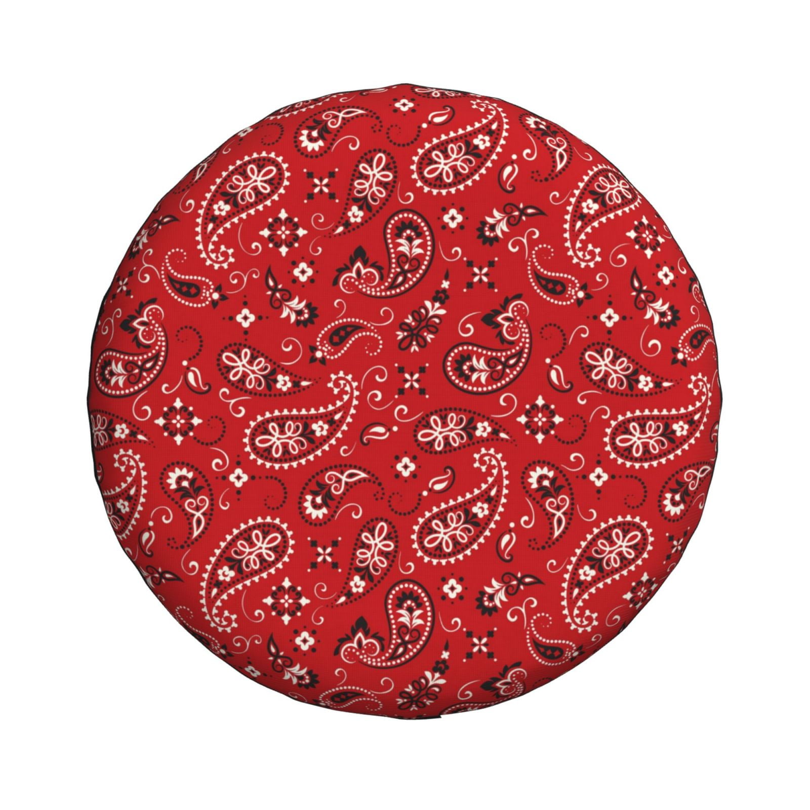 Haiem Spare Tire Cover , Wheel Cover with Red Paisley Floral printed ...
