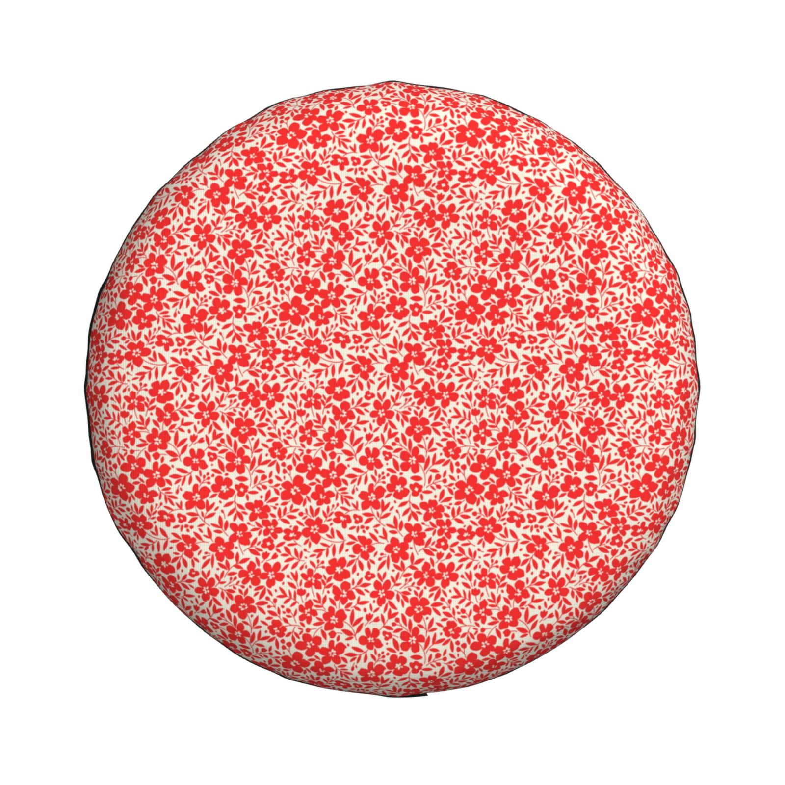 Haiem Spare Tire Cover , Wheel Cover with Red Pretty Flowers printed ...