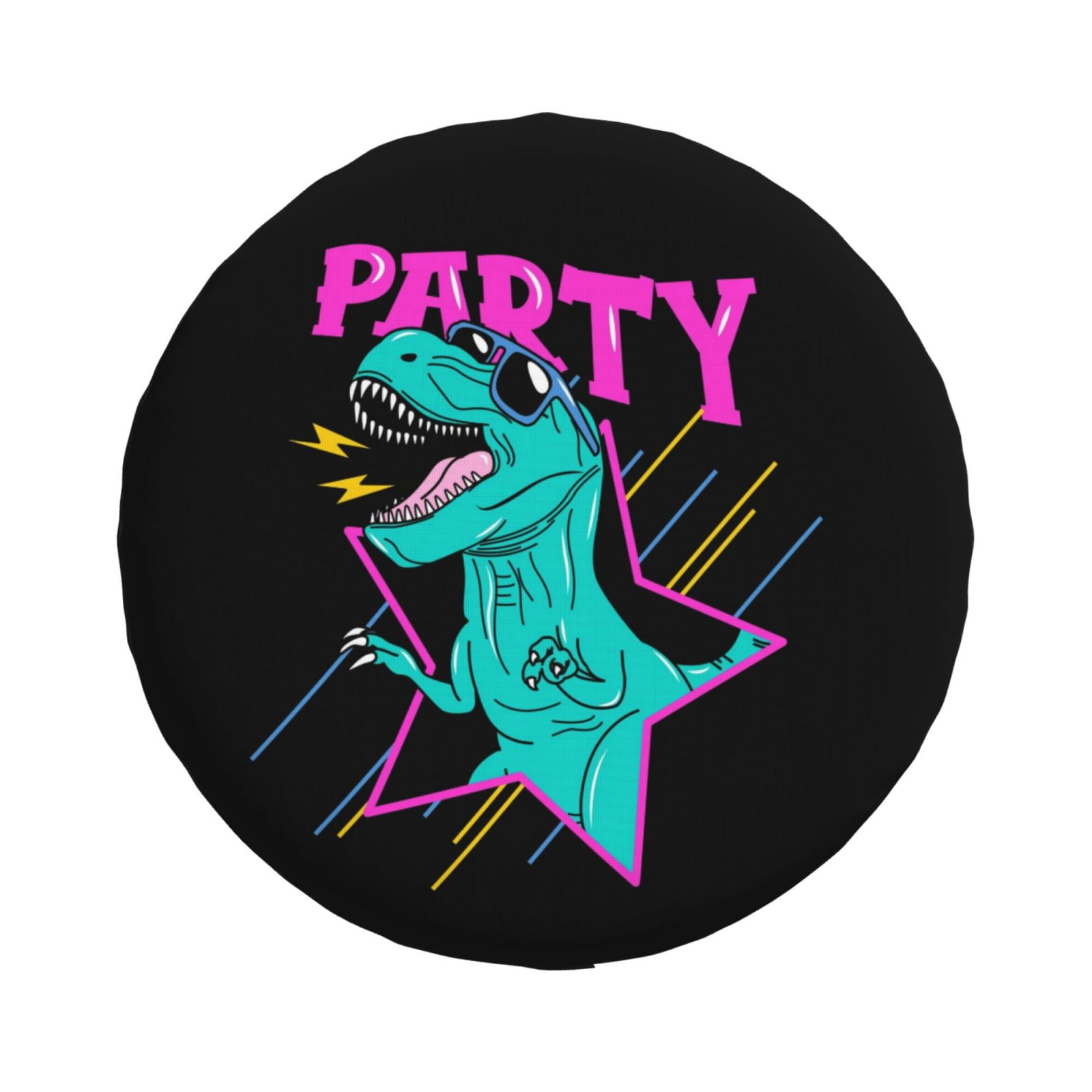 Haiem Spare Tire Cover , Wheel Cover with Rex Dinosaur With Sunglasses ...