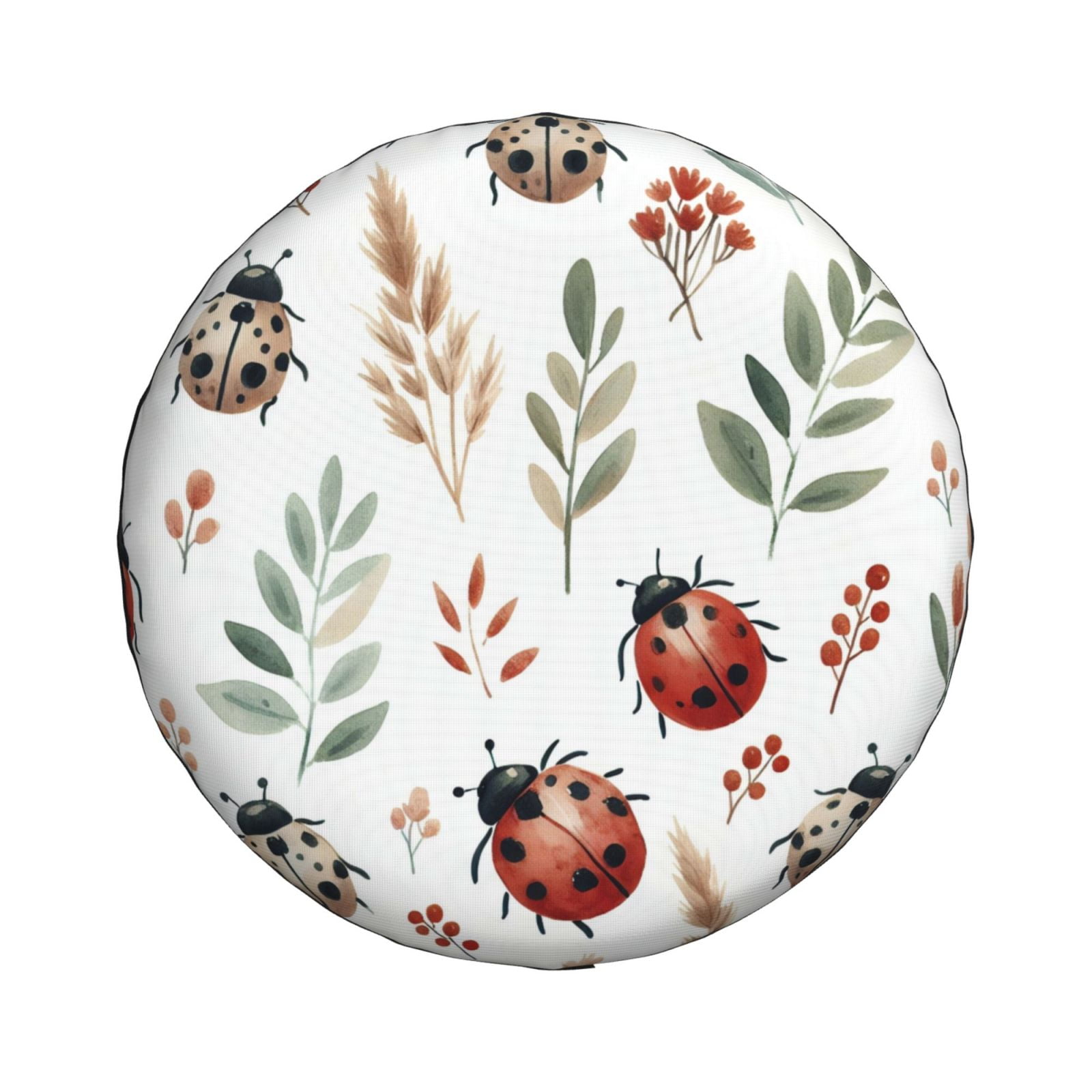 Haiem Spare Tire Cover , Wheel Cover with Watercolor Ladybug printed ...