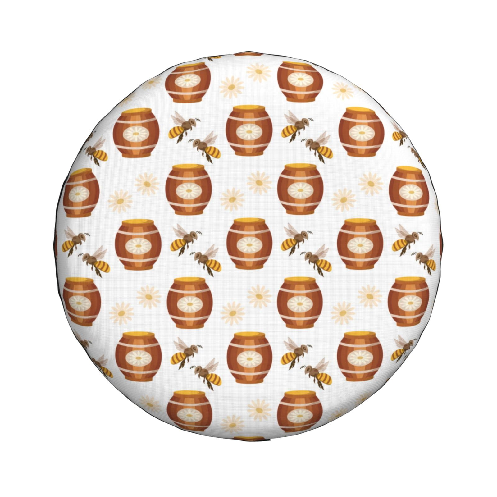 Haiem Spare Tire Cover , Wheel Cover with Wooden Barrels With Honey ...