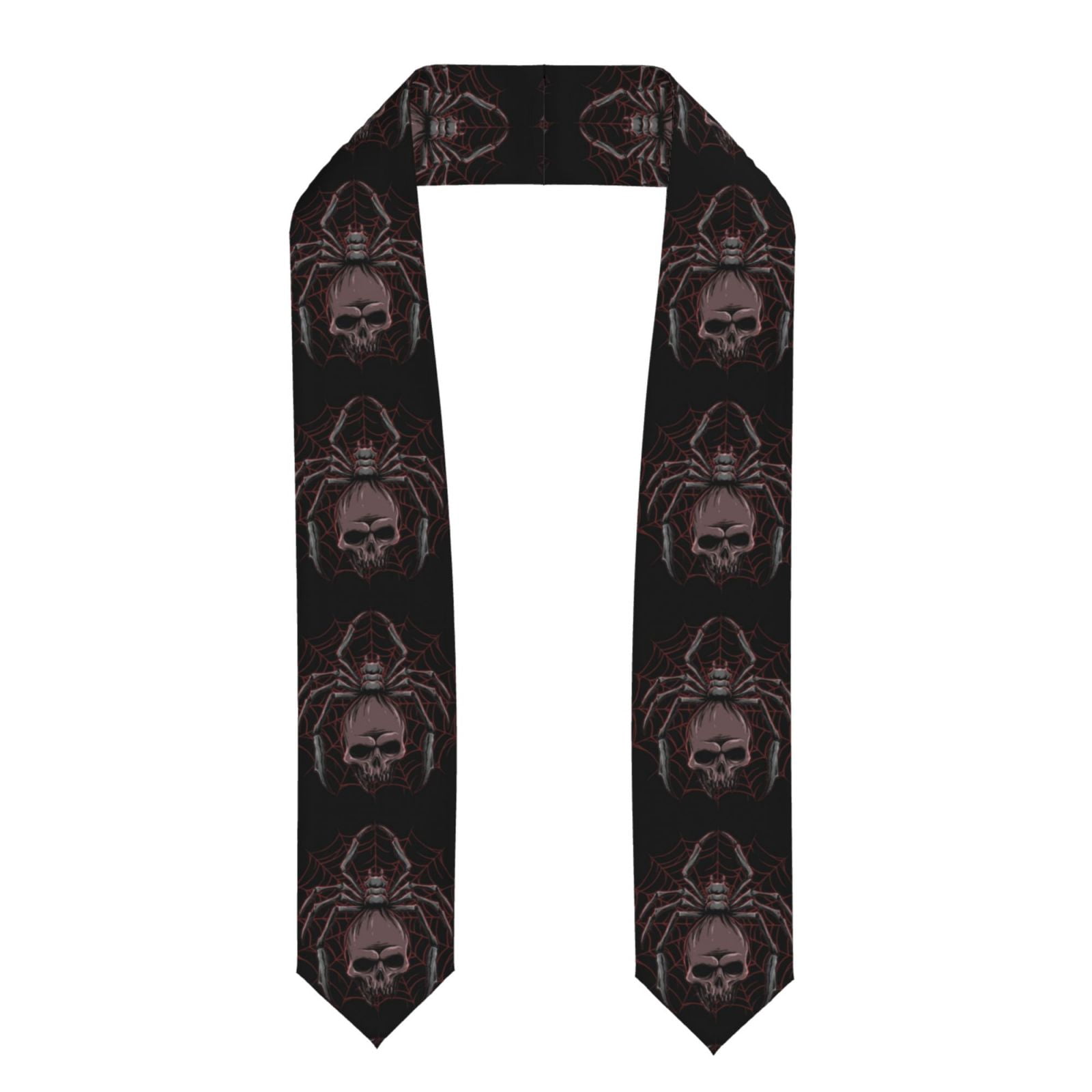 Haiem Spider with Skull Pattern Graduation Stole 2024 | Premium Satin ...