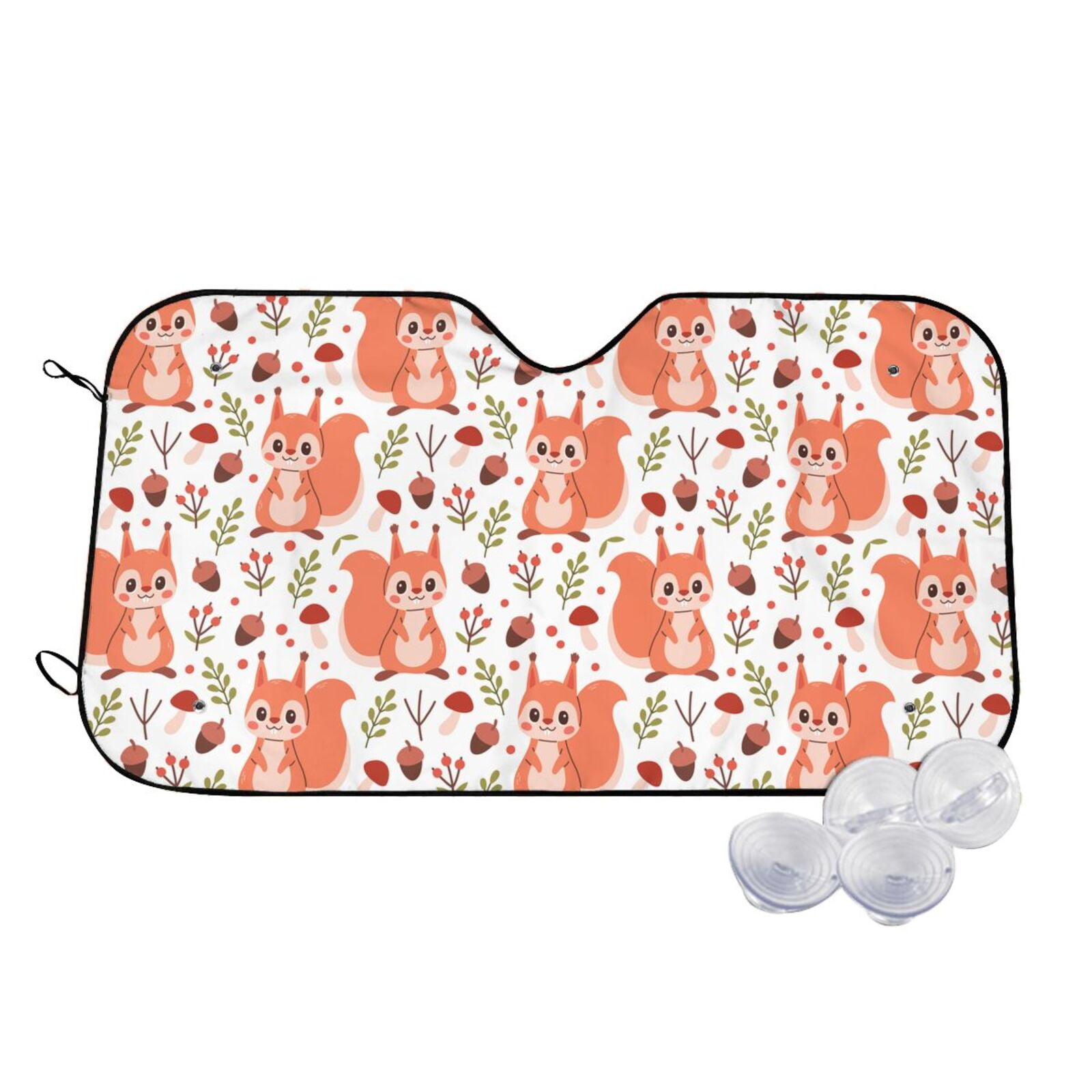 Haiem Squirrel And Car Windshield Sun Shade - Blocks UV Rays Sun Visor ...