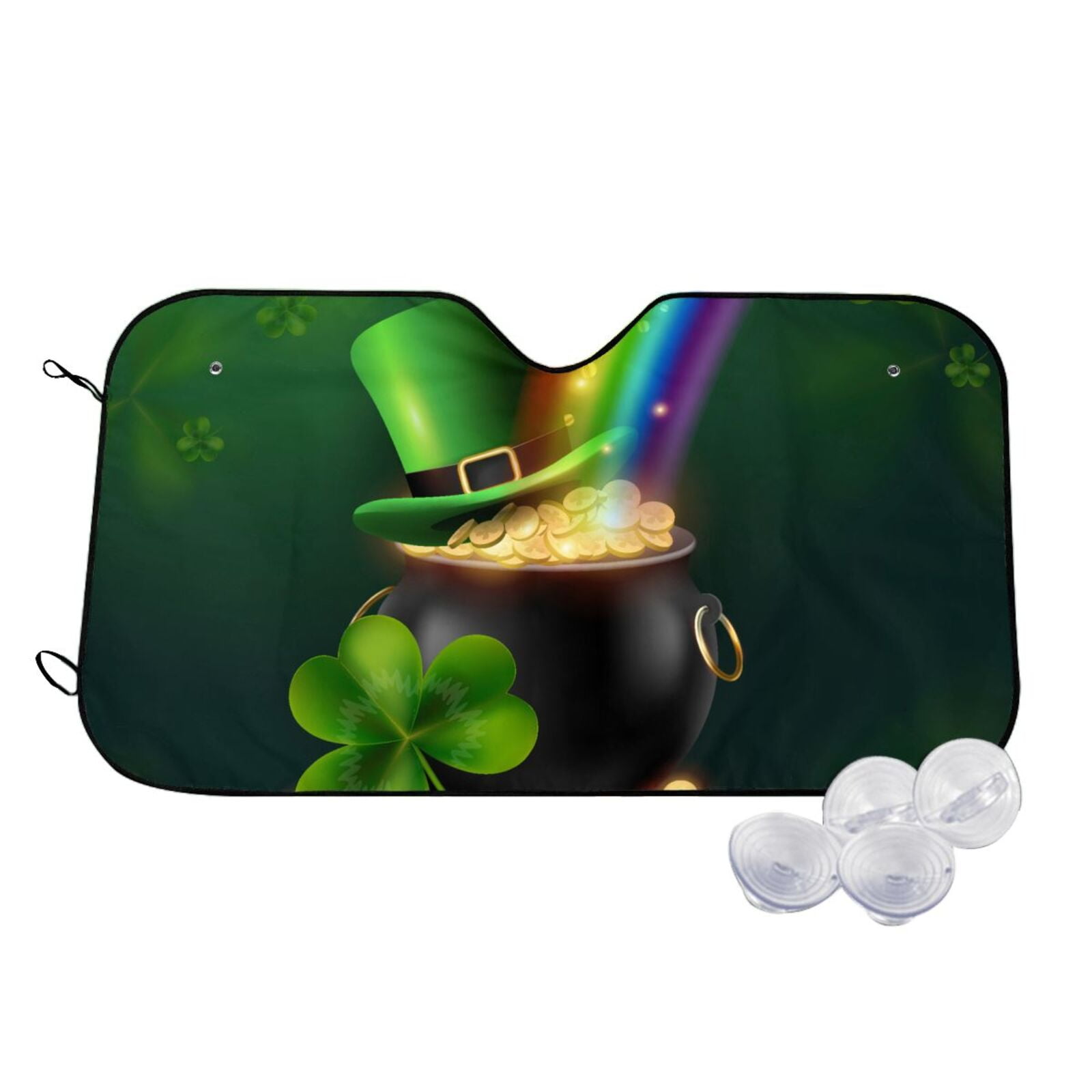 Haiem St. Patrick's Day4 Car Windshield Sun Shade - Blocks UV Rays Sun Visor Protector, Sunshade ...