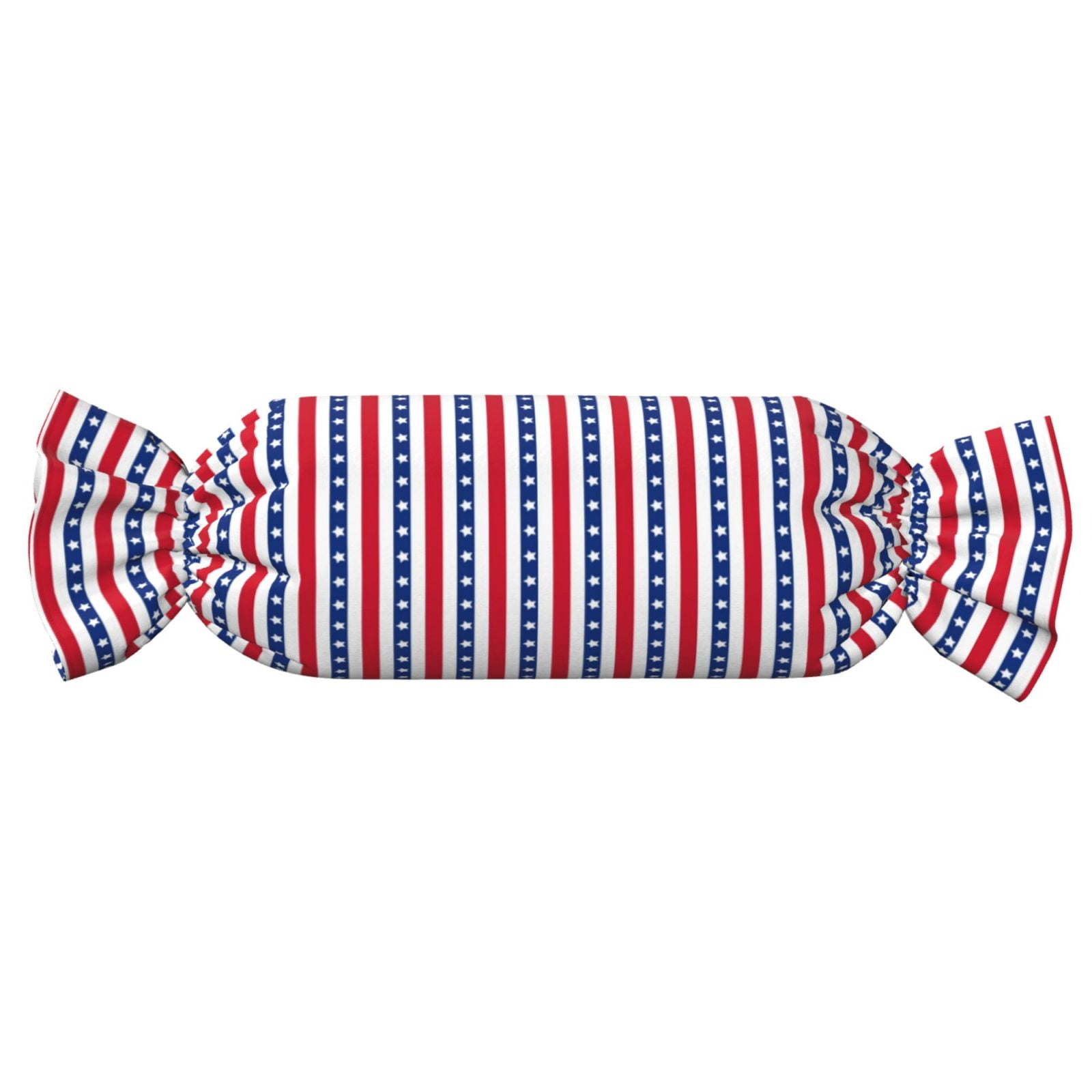 Haiem Stars And Stripes for Round Cervical Roll Cylinder Bolster Pillow ...