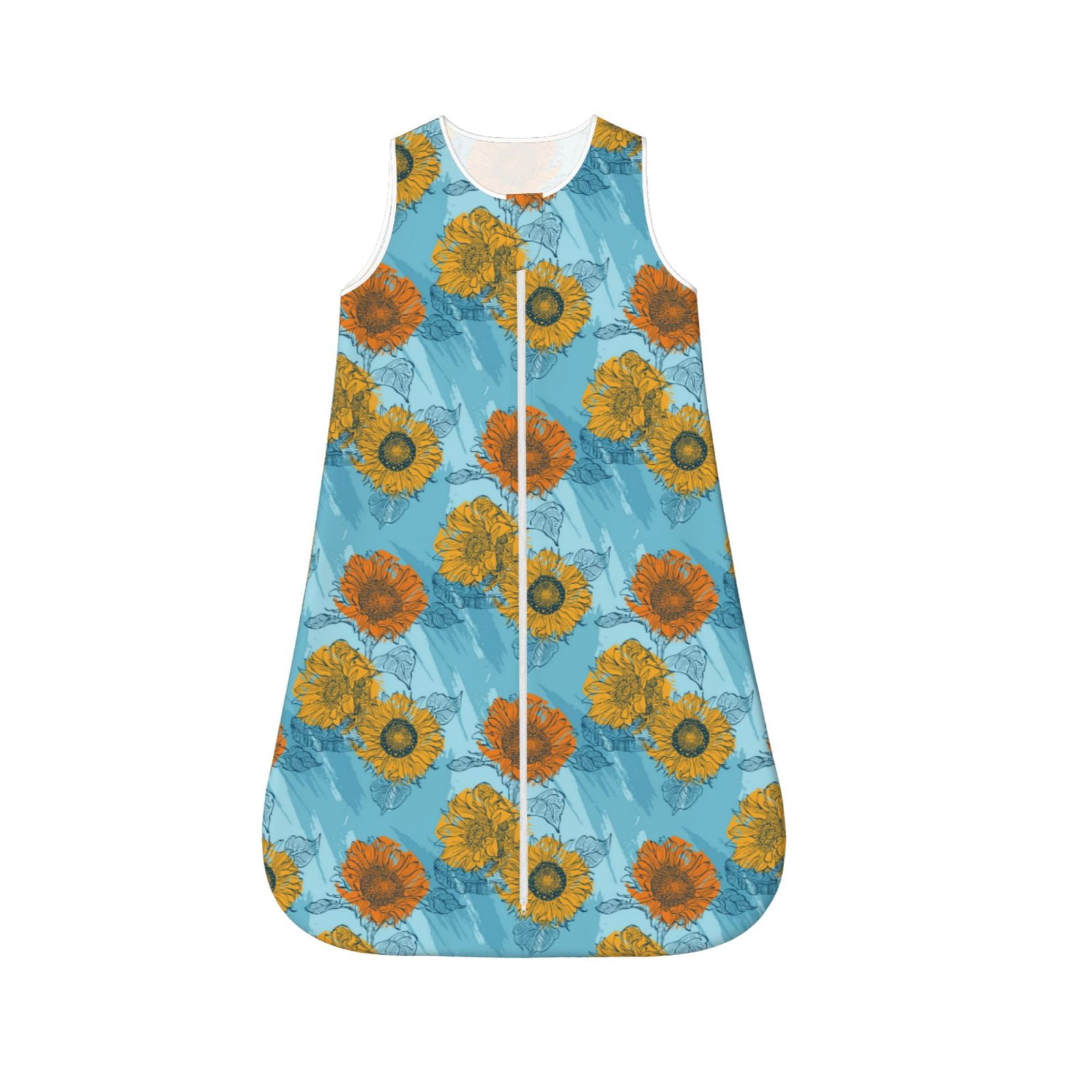 Haiem Sunflowers Printed Baby Sleep Sack 0-6 Months Muslin Baby ...